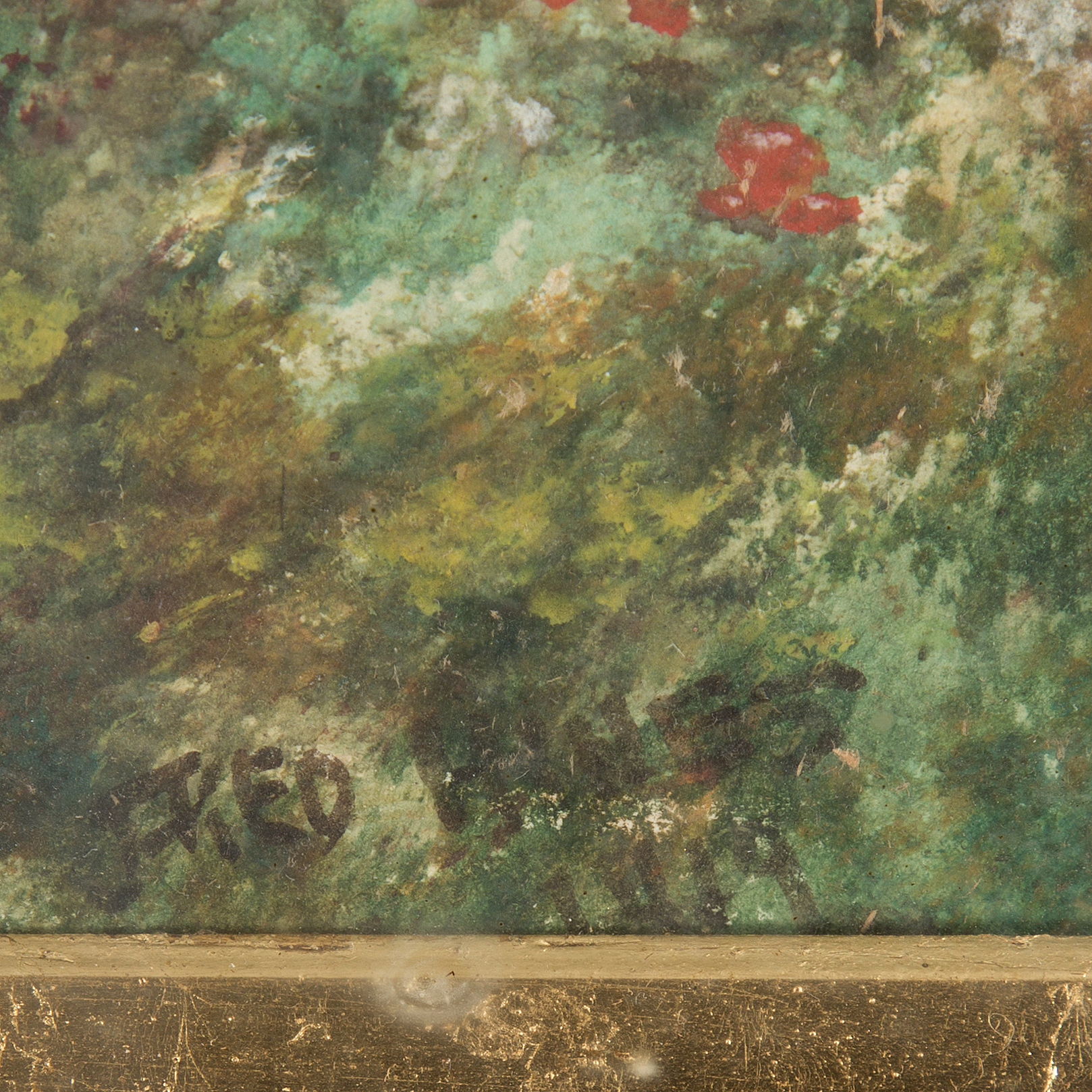 FREDERICK HINES, attributed to, watercolour on paper, signed Fred Hines ...
