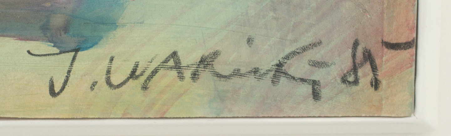 JÖRGEN WARING, mixed media, signed. - Bukowskis