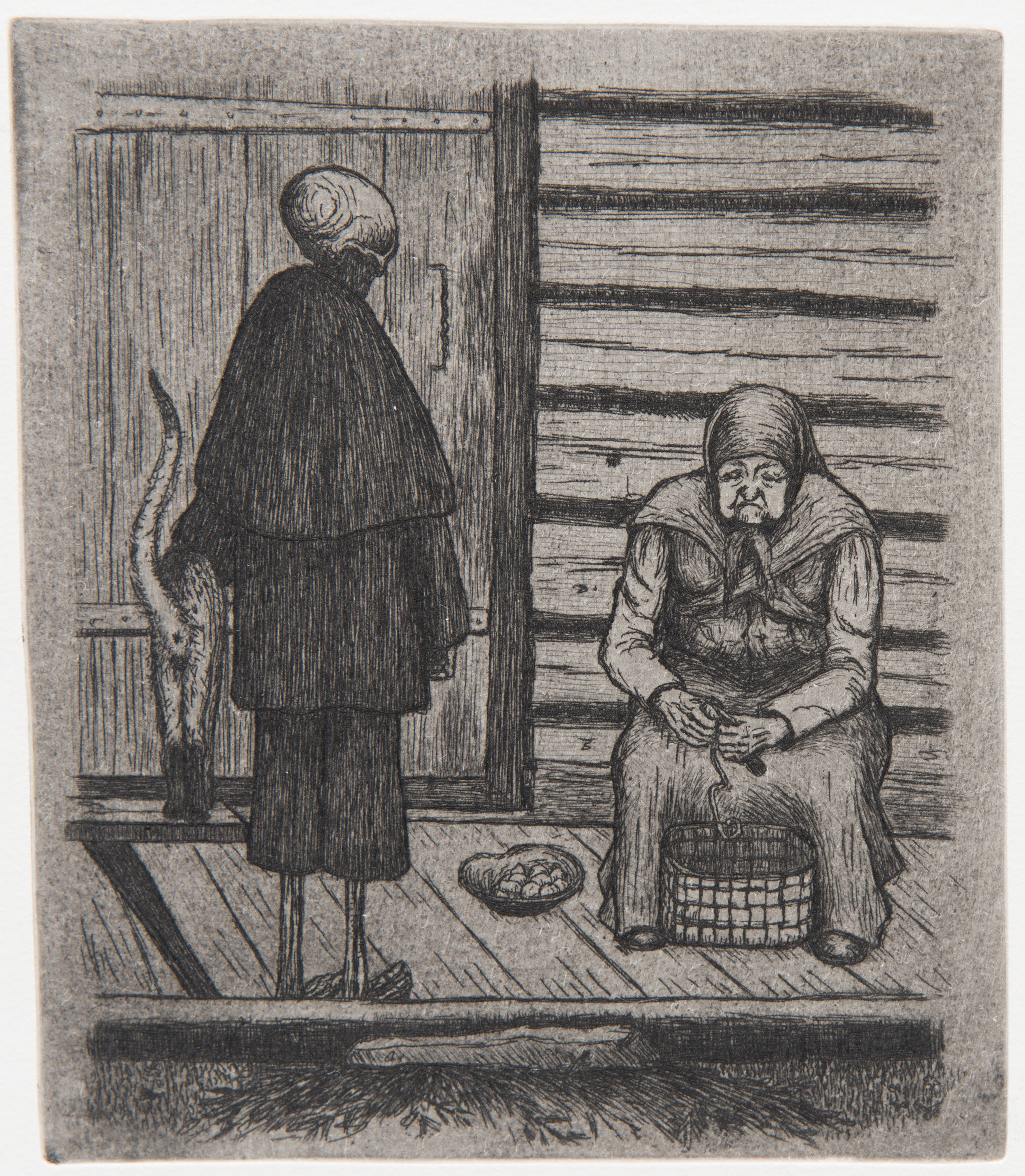 HUGO SIMBERG, 2 viivasyövytystä. - Bukowskis