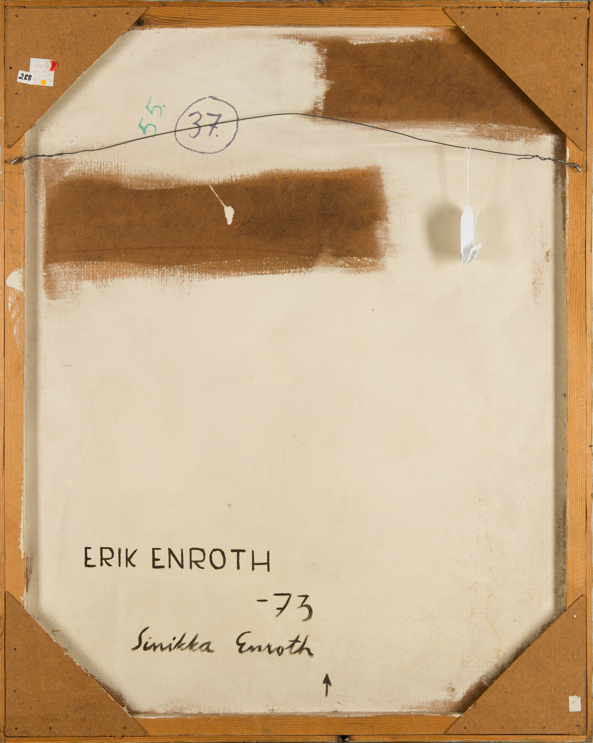 ERIK ENROTH, oil on panel, signed and dated -73. - Bukowskis