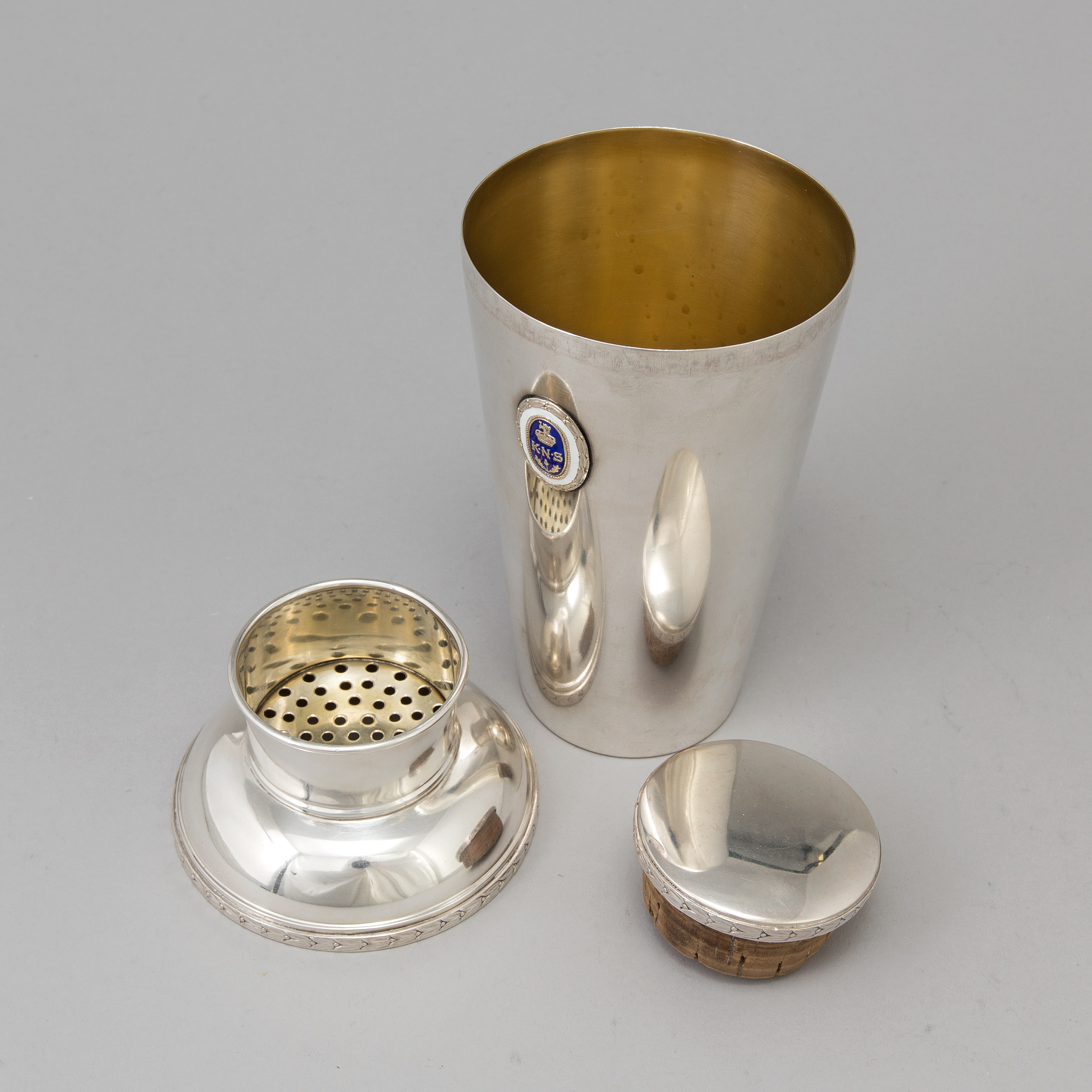 a silver Scheker, by THUNE, Norway, 20th century. - Bukowskis
