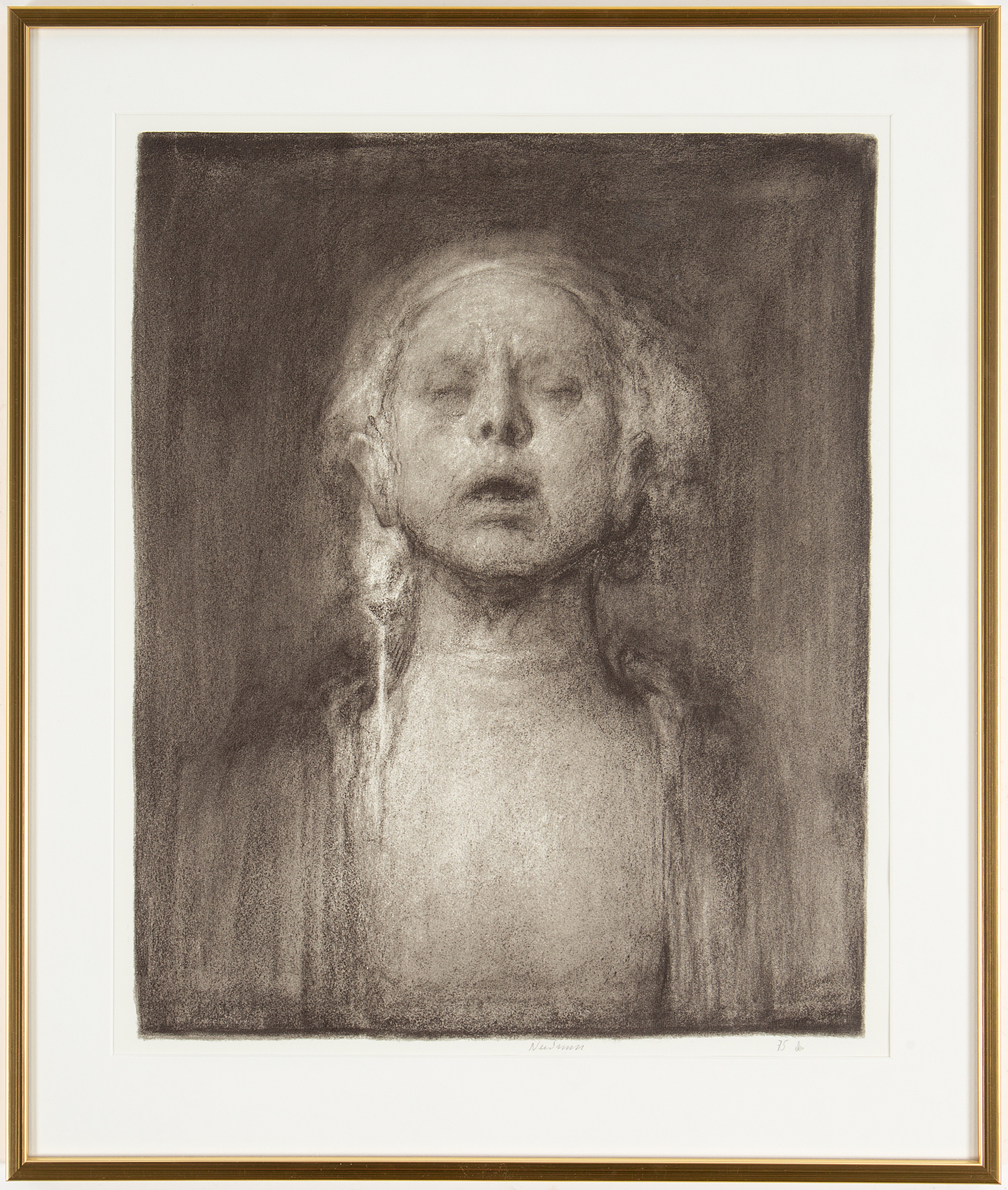 ODD NERDRUM, litografi, signerad Nedrum och numrerad 75 eks med blyerts ...