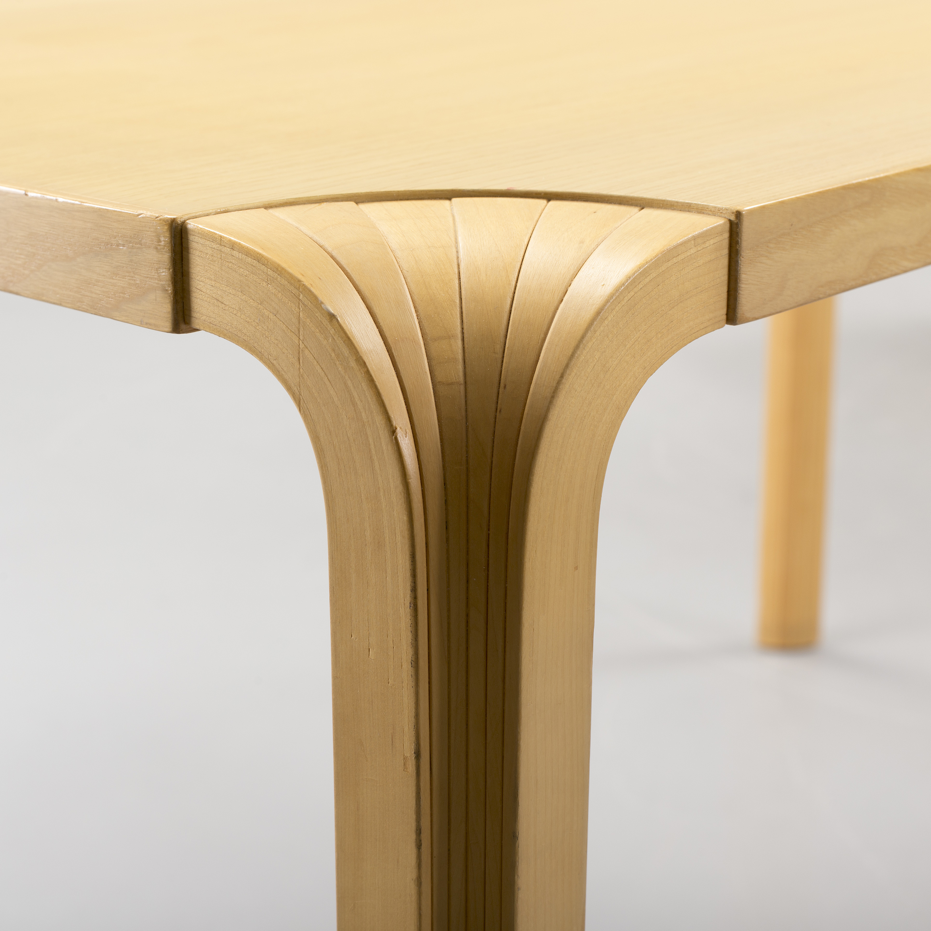 A table by ALVAR AALTO, Artek, Finland, model X800A, "Fan leg table ...