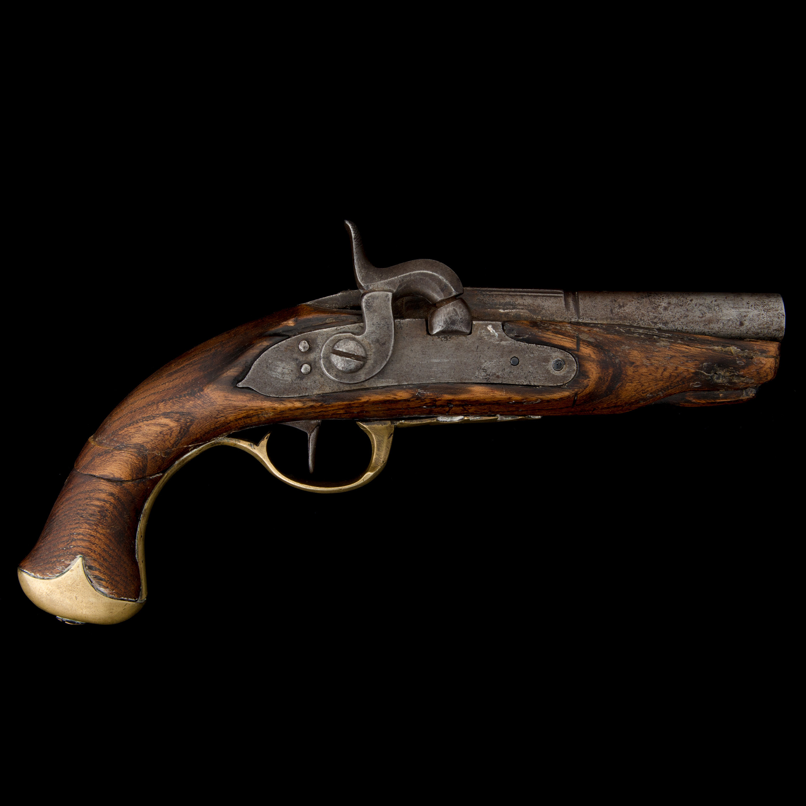 PERCUSSION LOCK PISTOL, mid 19th century. - Bukowskis