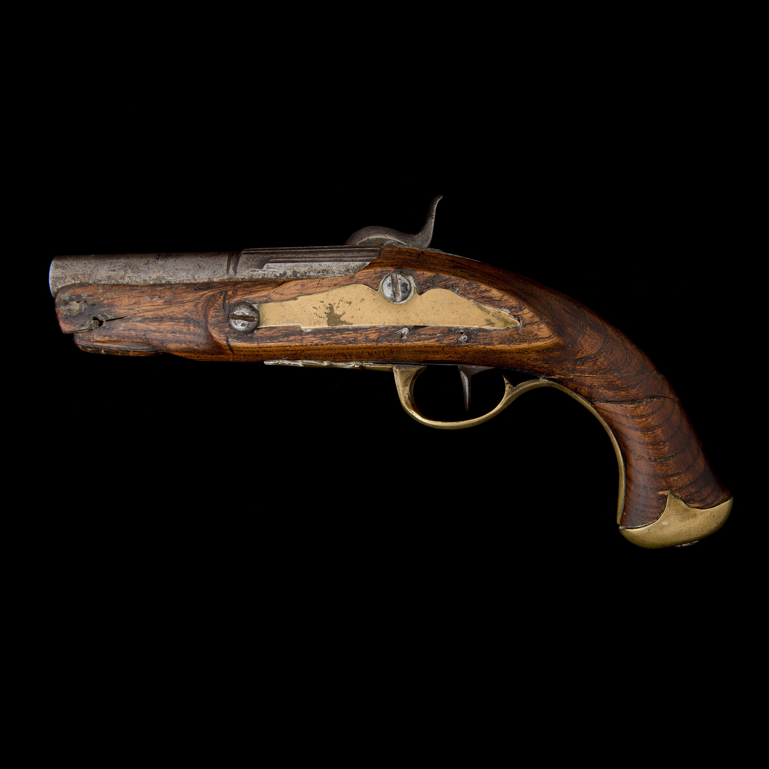 PERCUSSION LOCK PISTOL, mid 19th century. - Bukowskis