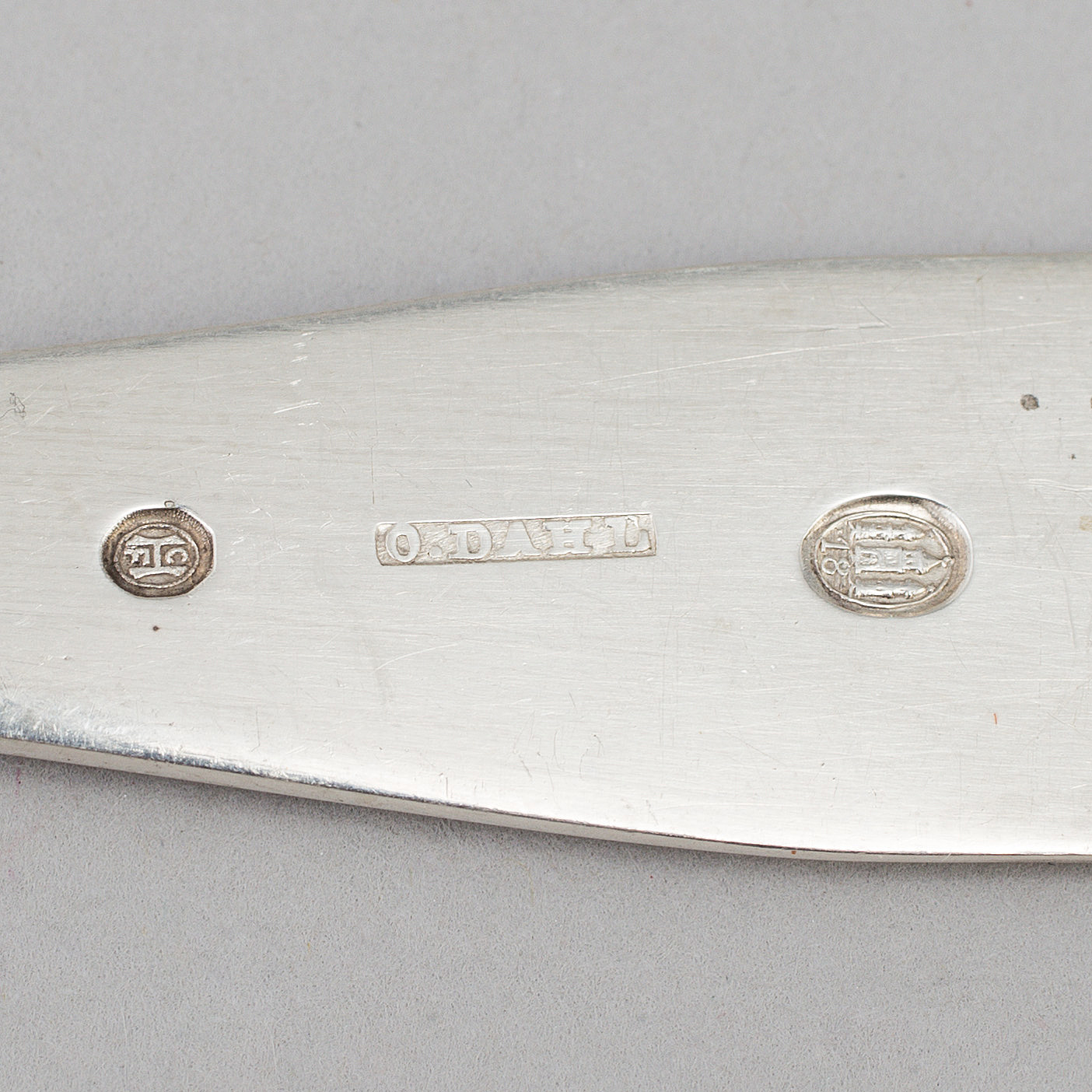 Silver flatware, 50 pieces, makers' marks of Oscar Dahl and CM Cohr ...