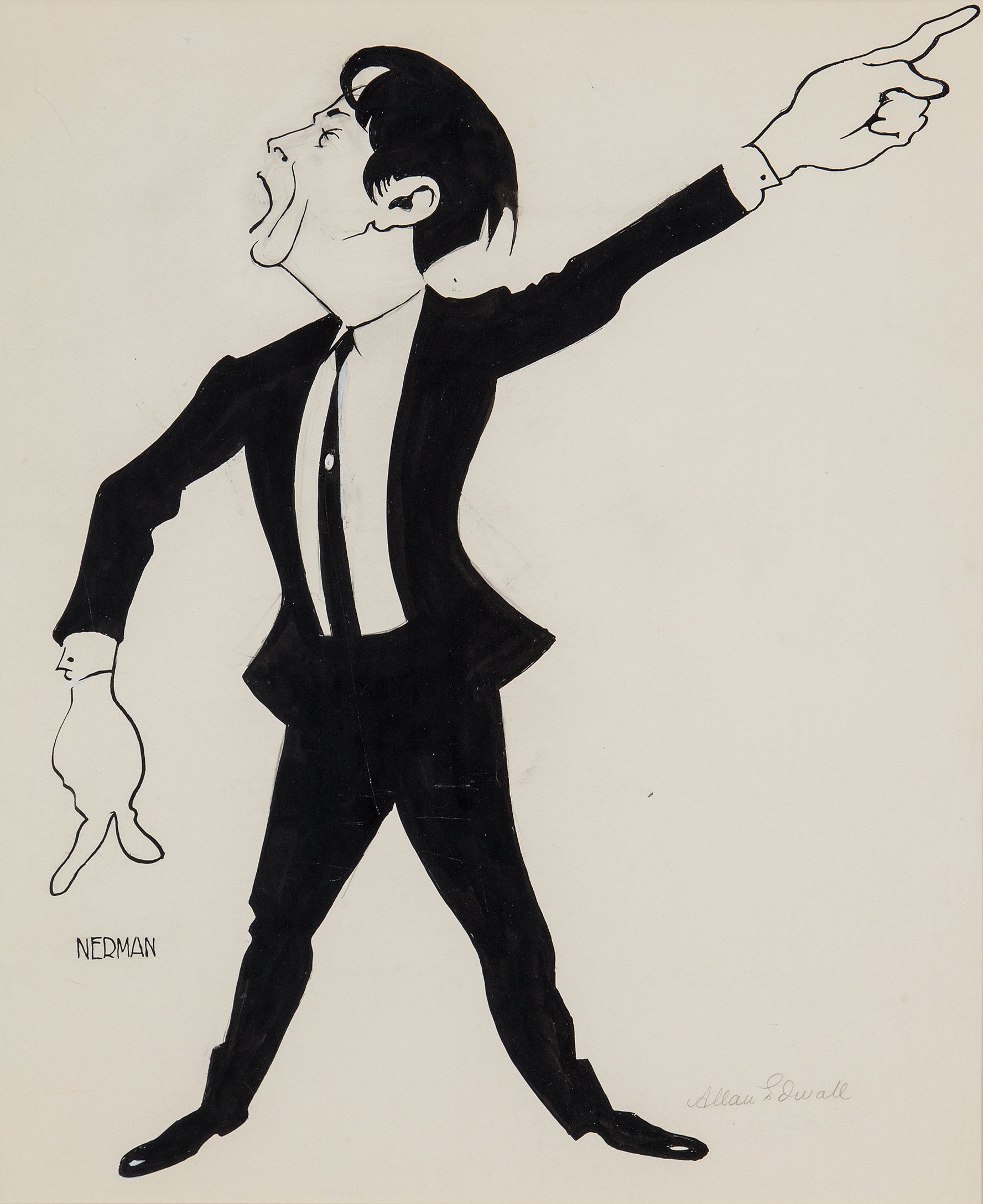 EINAR NERMAN, gouache, signerad. - Bukowskis