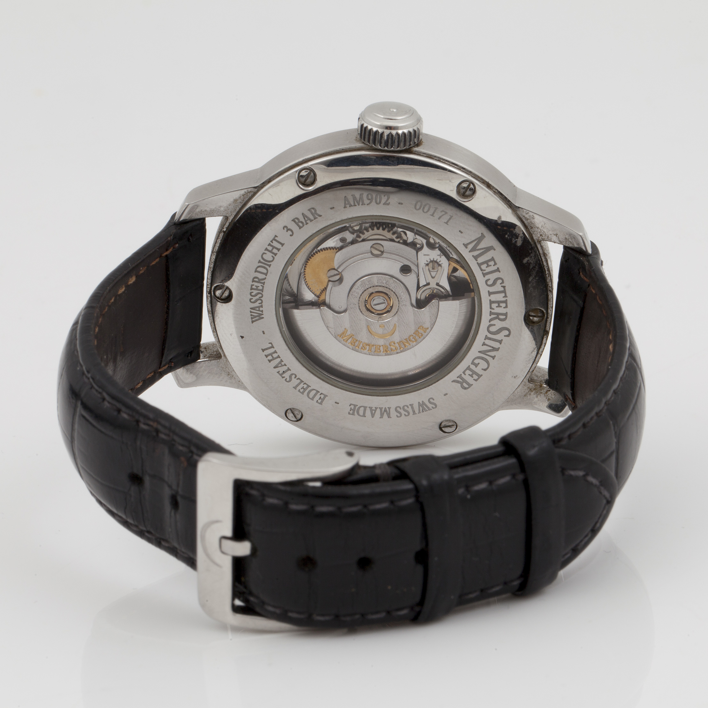 MEISTERSINGER, No 3, armbandsur, 43 mm, - Bukowskis