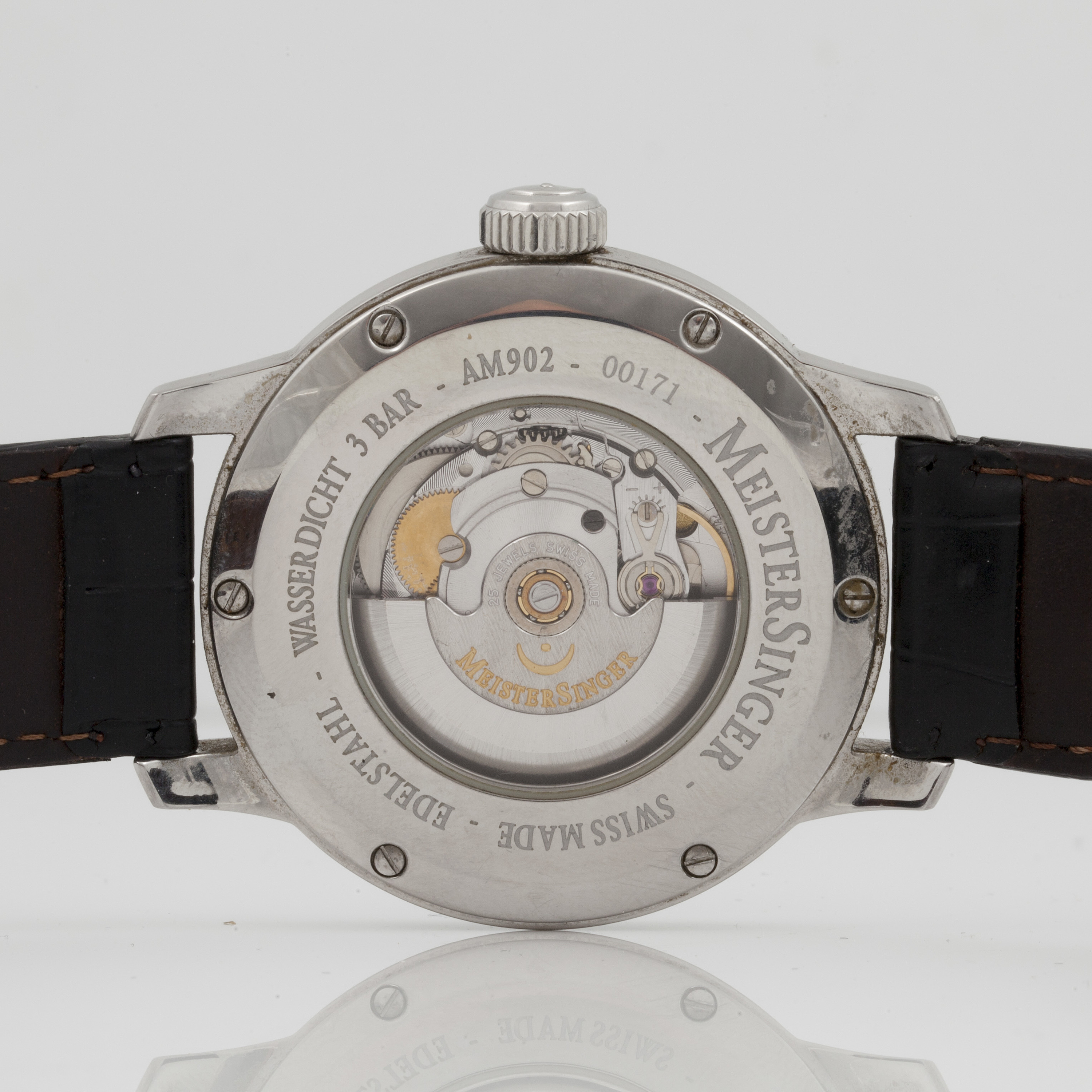 MEISTERSINGER, No 3, armbandsur, 43 mm, - Bukowskis