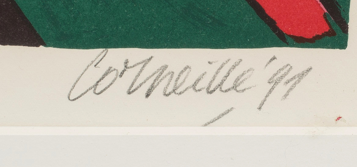 BEVERLOO CORNEILLE, silkscreen, signed and numbered 58/250. - Bukowskis