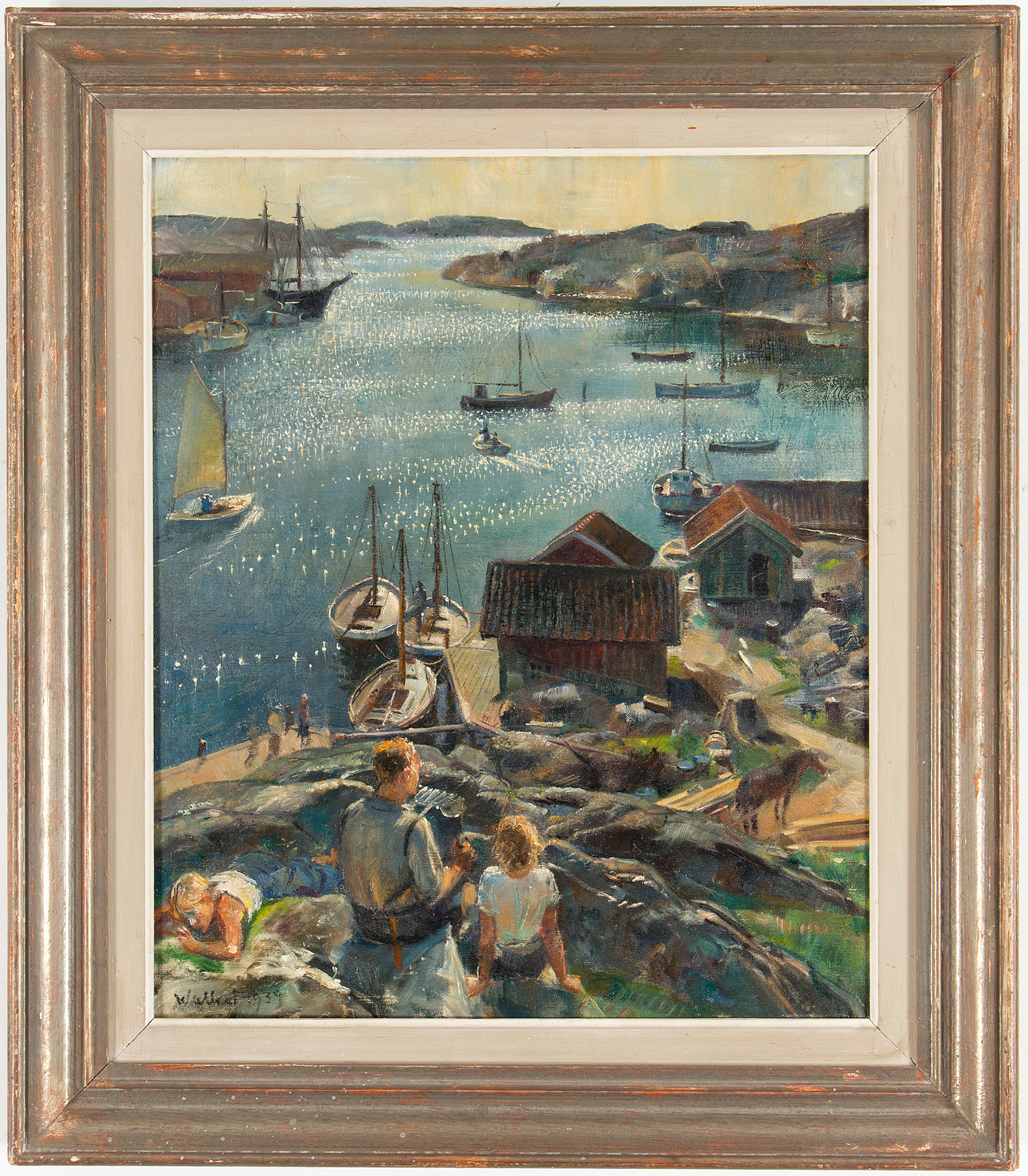 AXEL WALLERT, oil on canvas. Signed and dated 1939. - Bukowskis