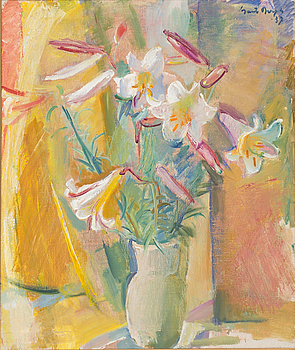 SVANTE BERGH, oil on canvas. Signed. - Bukowskis