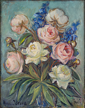 ANNA CERVIN, olja på duk. Signerad. - Bukowskis