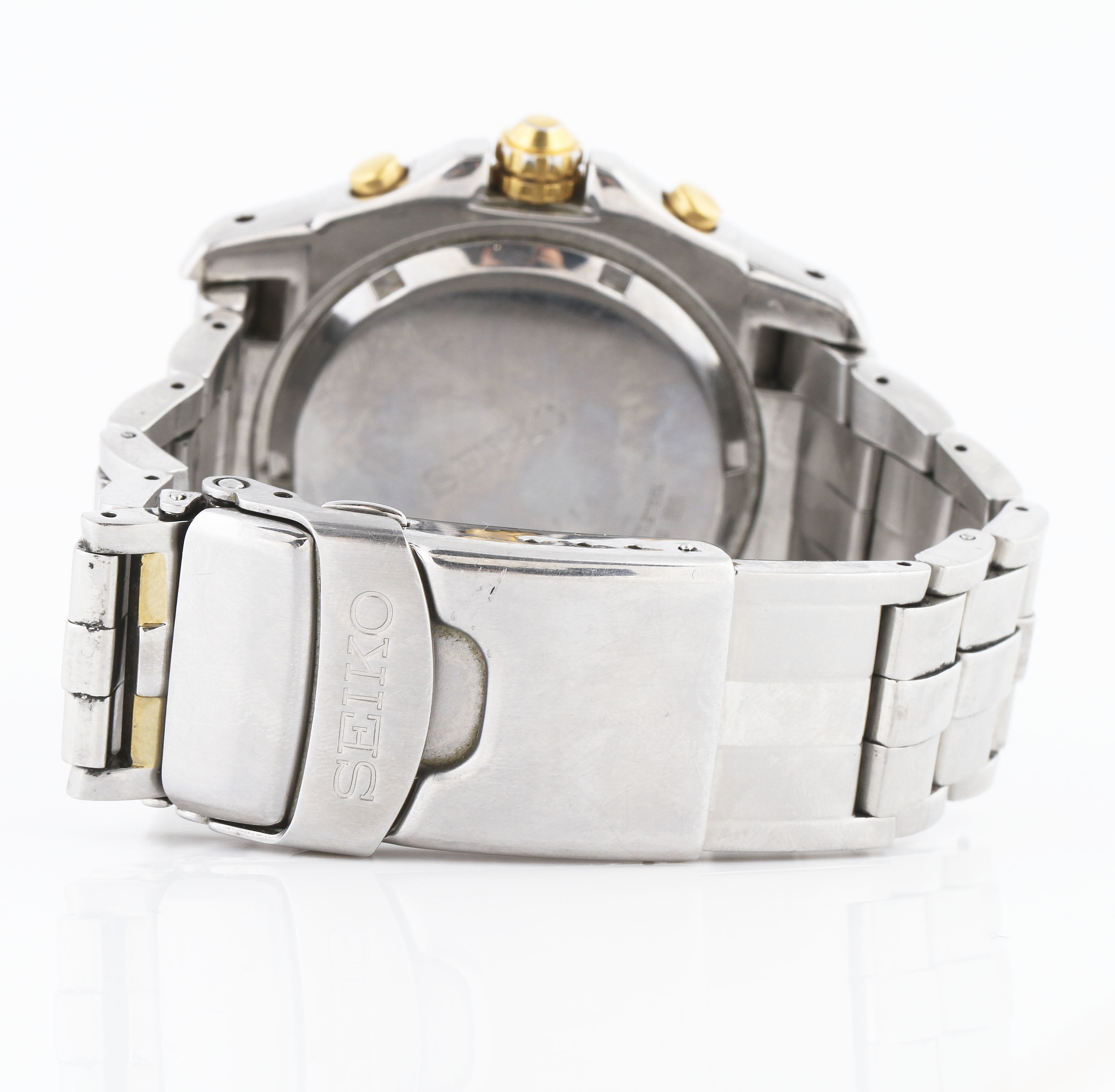 SEIKO, Chronograph Alarm, wristwatch, chronograph, 44 mm. - Bukowskis