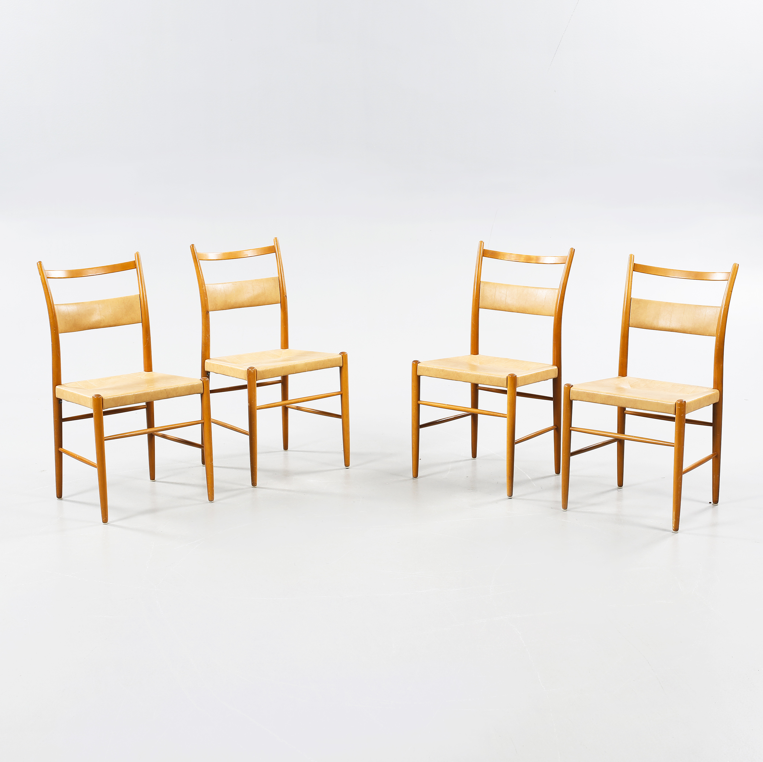 YNGVE EKSTRÖM, 4 st stolar, "Gracett/987/10", Gemla Fabriker AB, modell ...