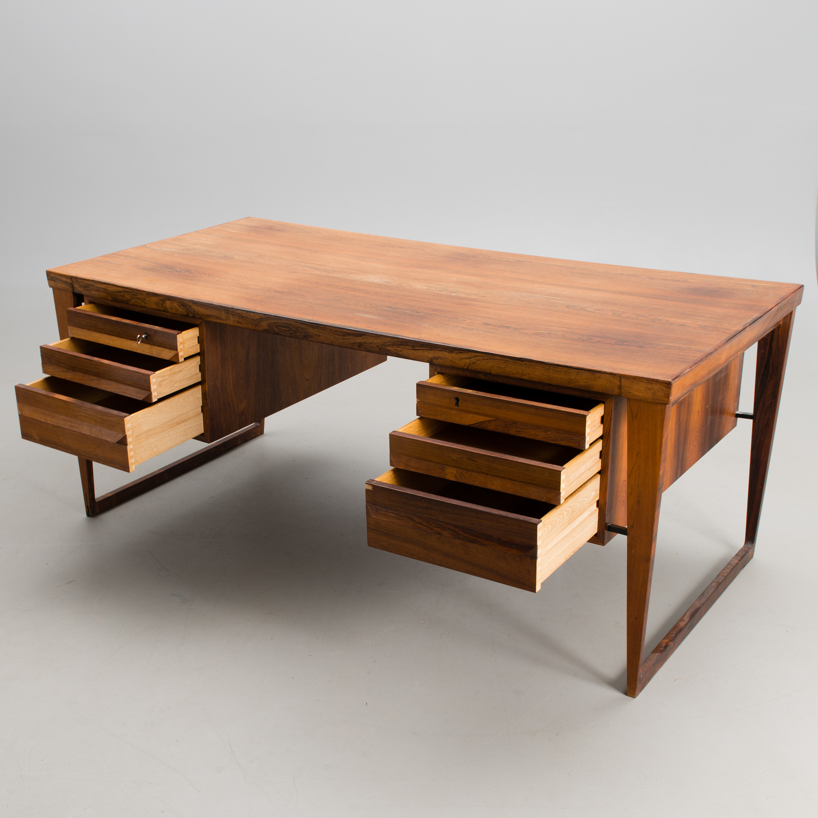 A 1960s Danish writing desk model 70 for Feldballes Møbelfabrik ...