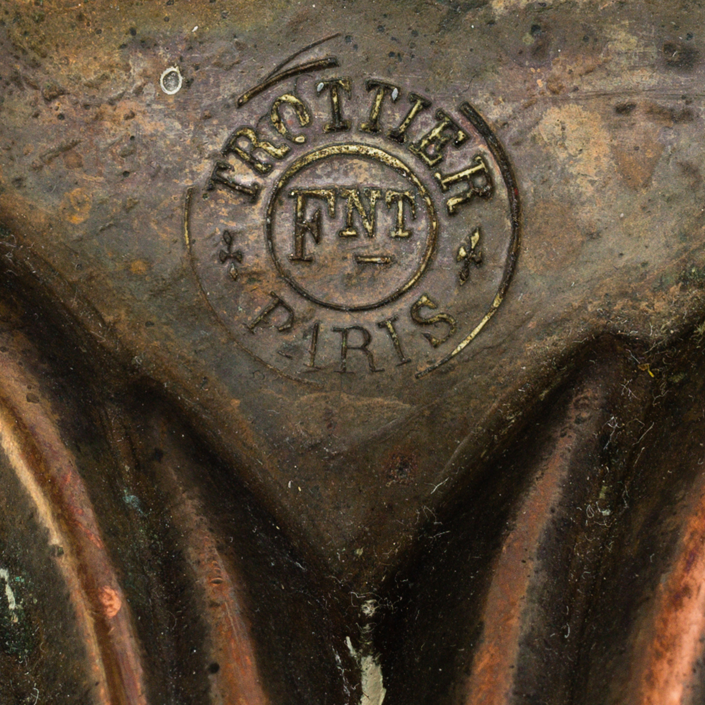 A copper aspic mould with royal monogram for Oscar II and queen Sofia ...