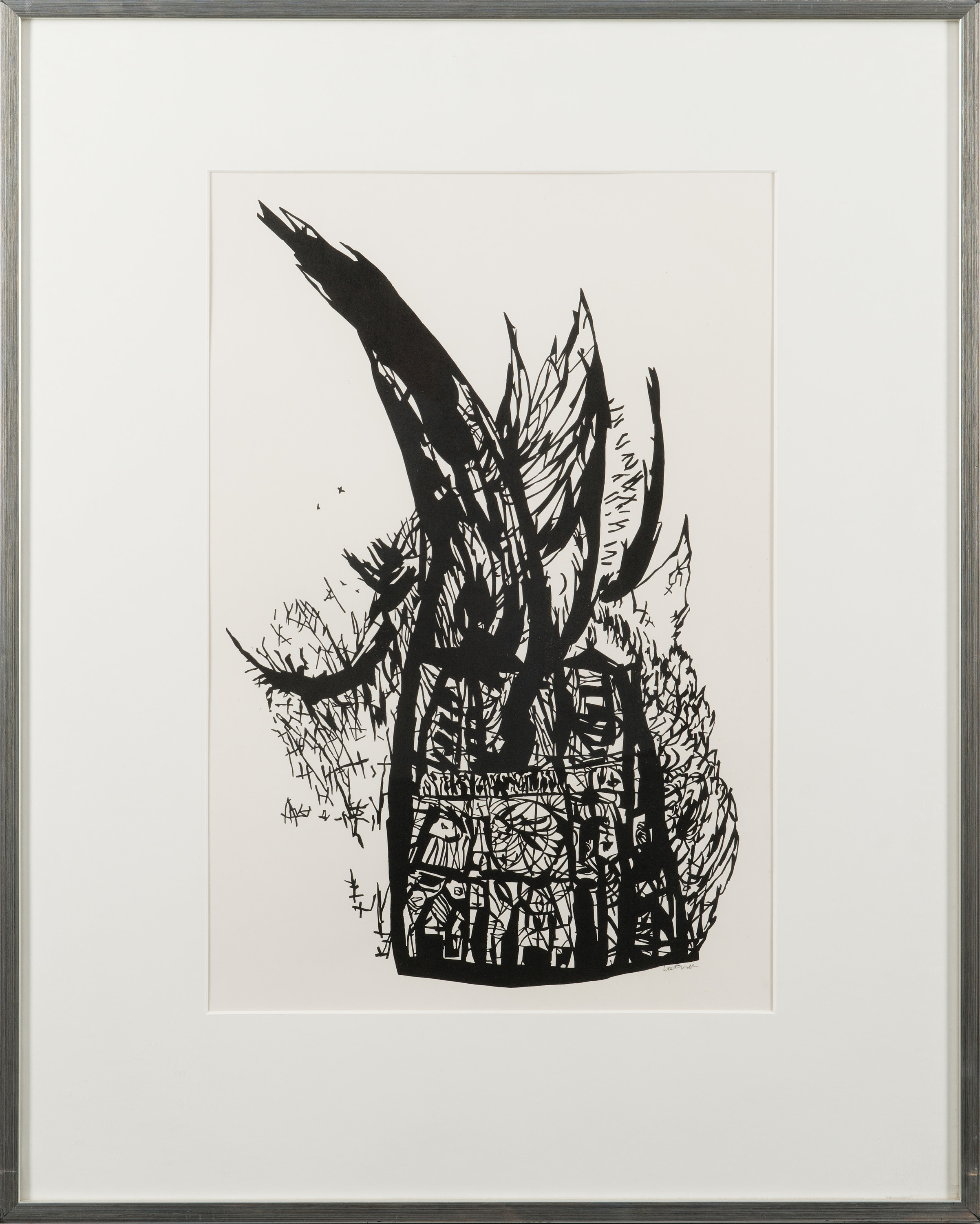 HERMAN TALVIK, linoleumsnitt, signerad. - Bukowskis