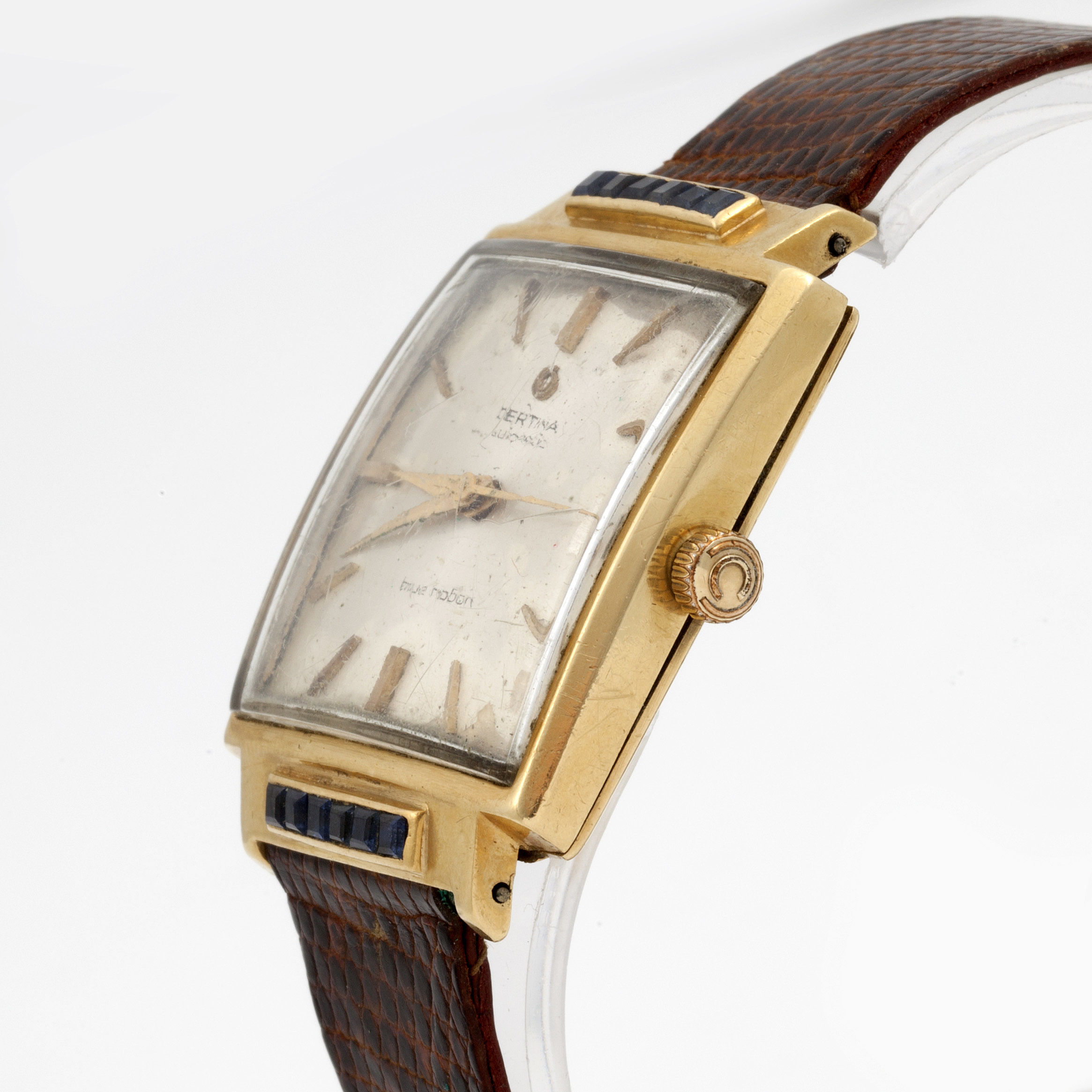 CERTINA, blue ribbon, wristwatch, 29 x 29 (38) mm, - Bukowskis