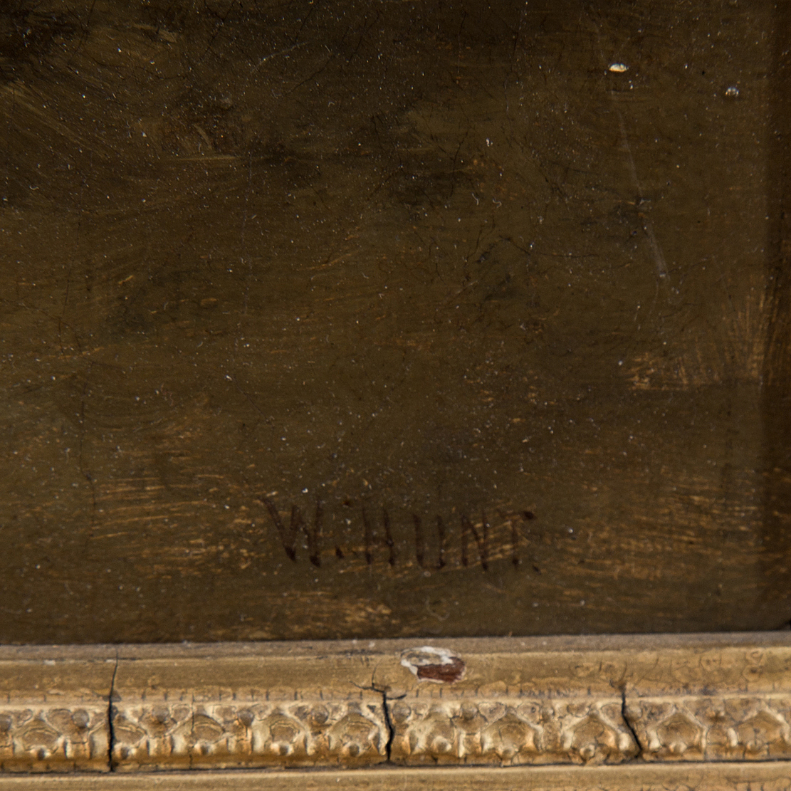 WILLIAM HENRY HUNT, oil on canvas, signed. - Bukowskis
