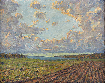 EVALD KALLSTENIUS, oil on canvas, signed. - Bukowskis