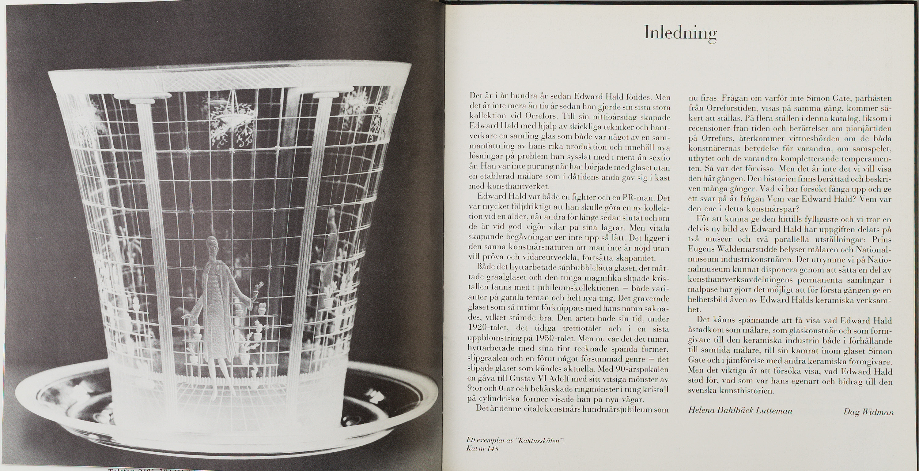 A lot of eight books regarding Orrefors glasbruk. - Bukowskis