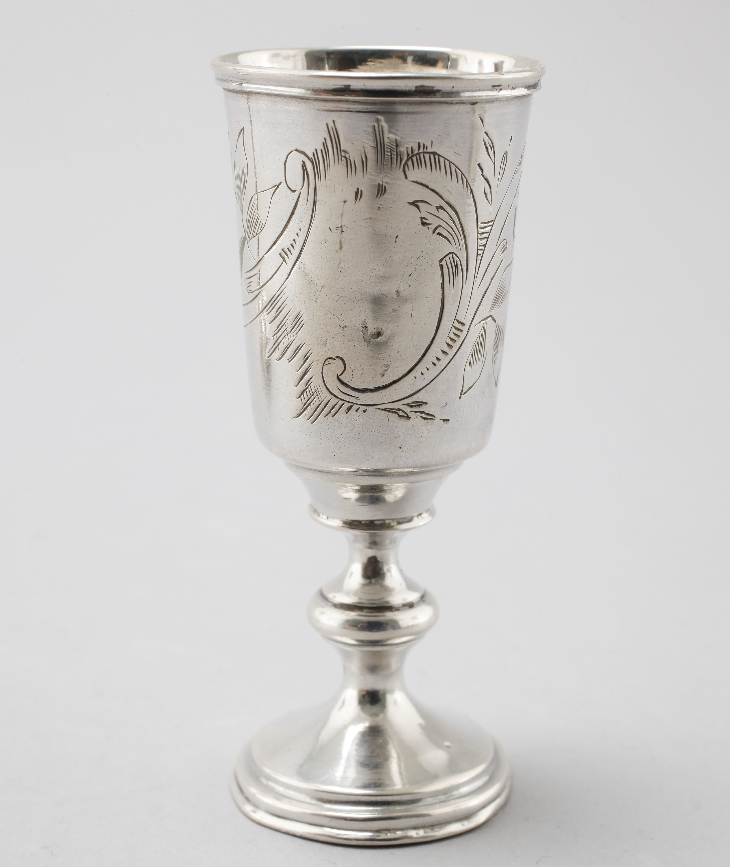 Seven silver parts from Russia and Sweden, 18th to 20th century. Weight ...