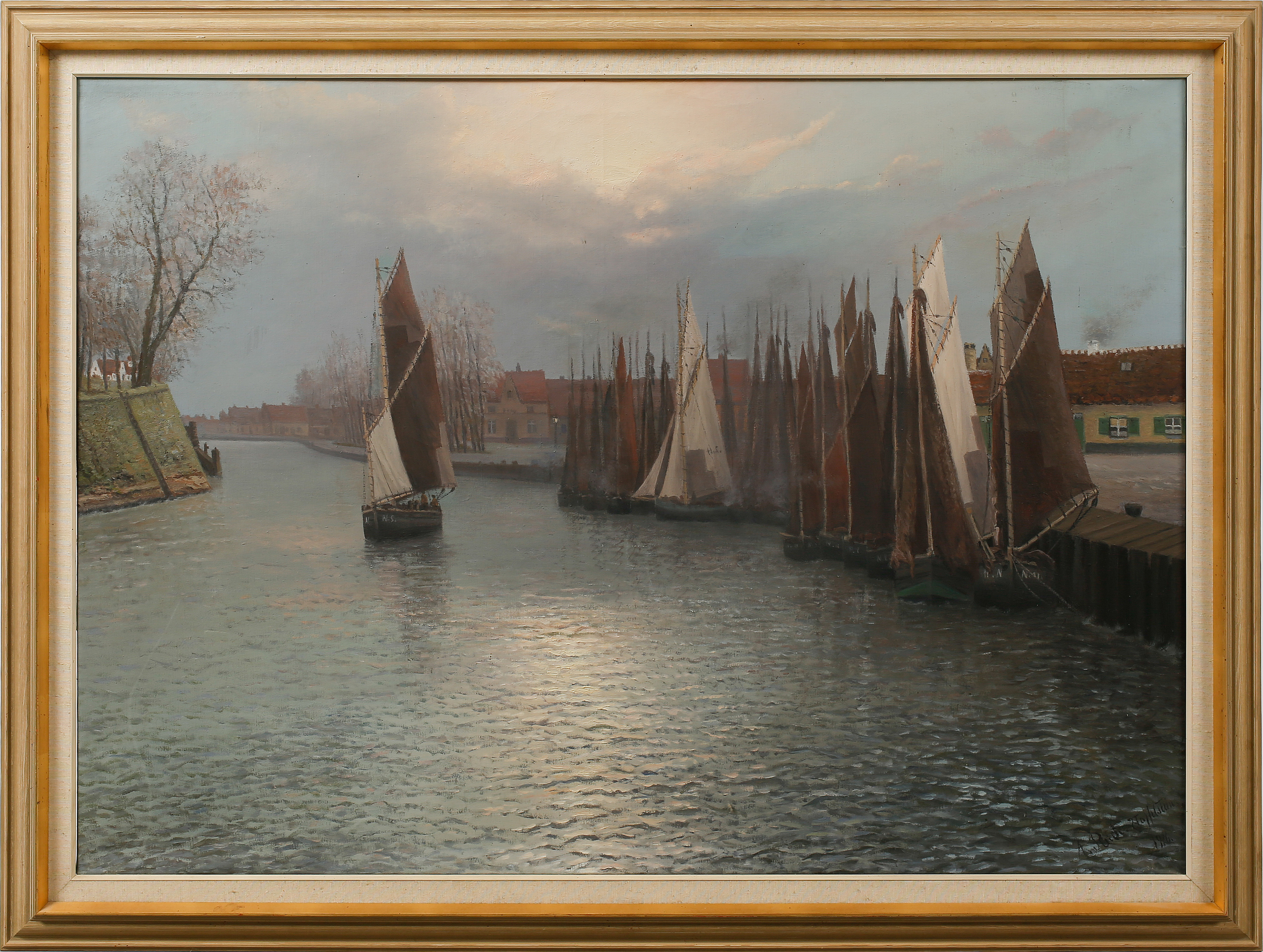 ALEXANDER REICH STAFFELSTEIN, olja på duk, signerad och daterad 1916 ...