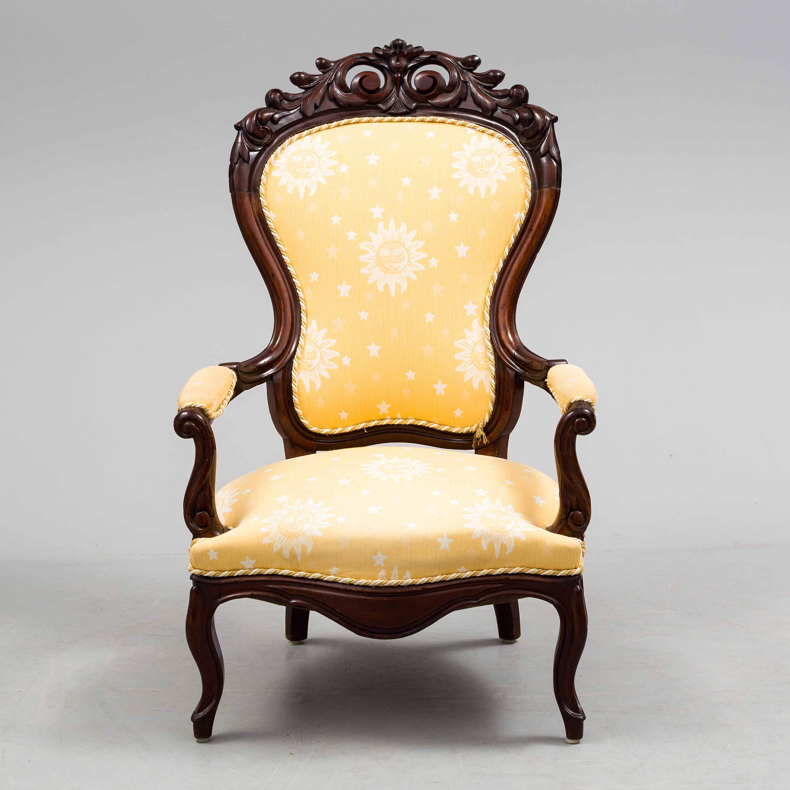 A late 1800s rococo style easy chair. - Bukowskis