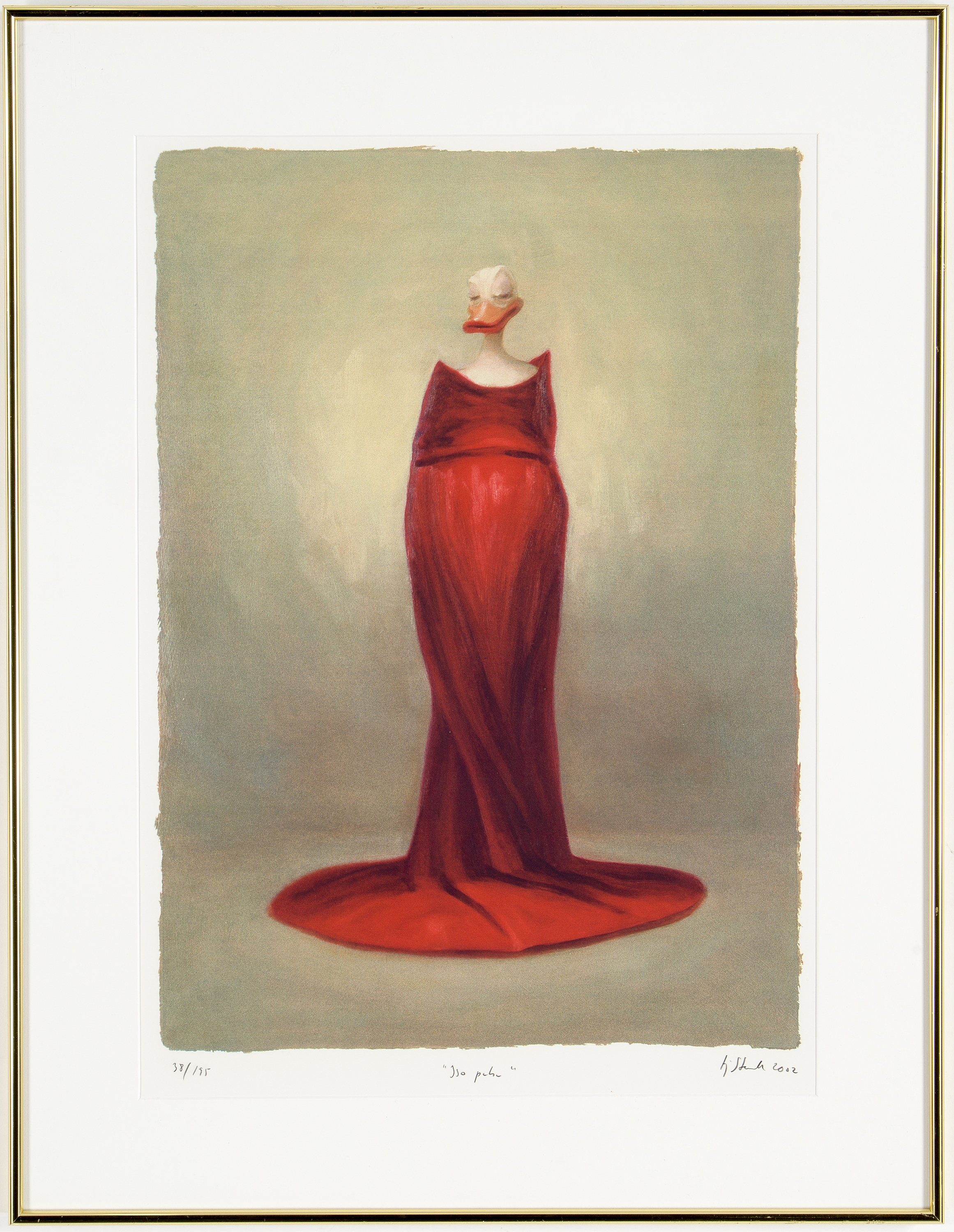 KAJ STENVALL, lithograph in colours, signed and dated 2002, numbered 38 ...