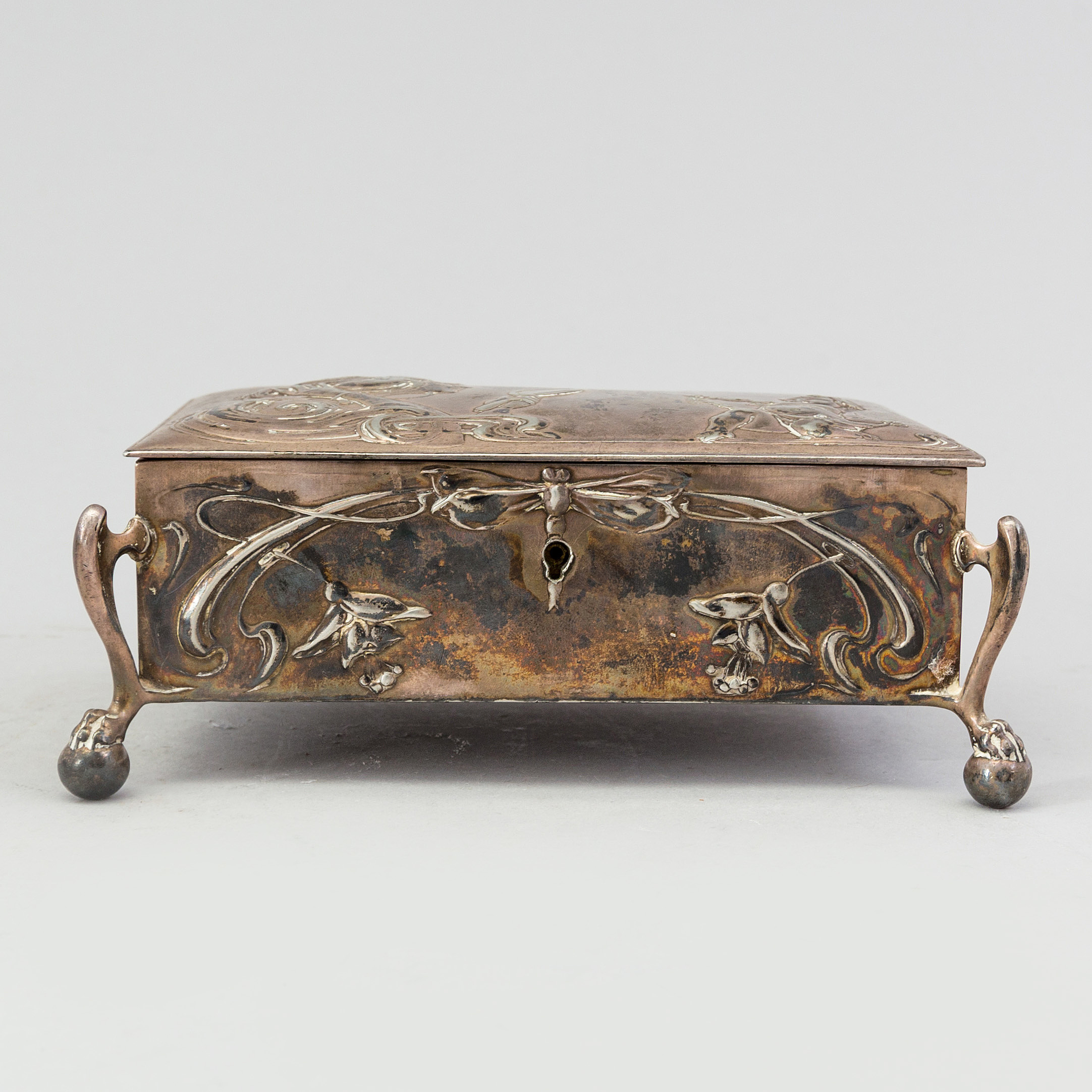 A silverplated box, probably WMF, Germany, early 20th century. - Bukowskis
