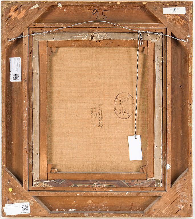 JOSEF THEODOR HANSEN, oil on canvas, signed and dated 1887. - Bukowskis