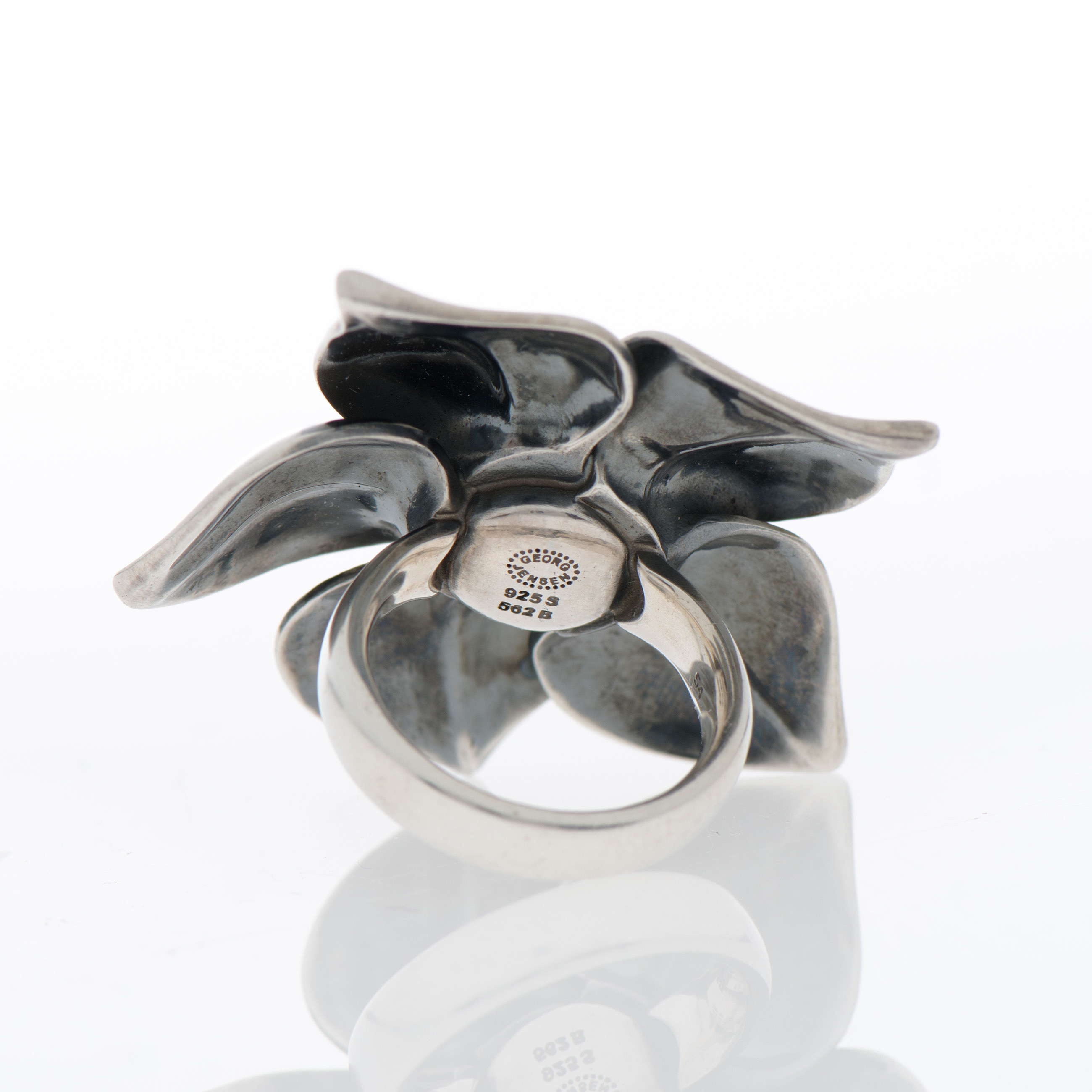 REGITZE OVERGAARD, RING, silver, grå månsten. Georg Jensen. - Bukowskis