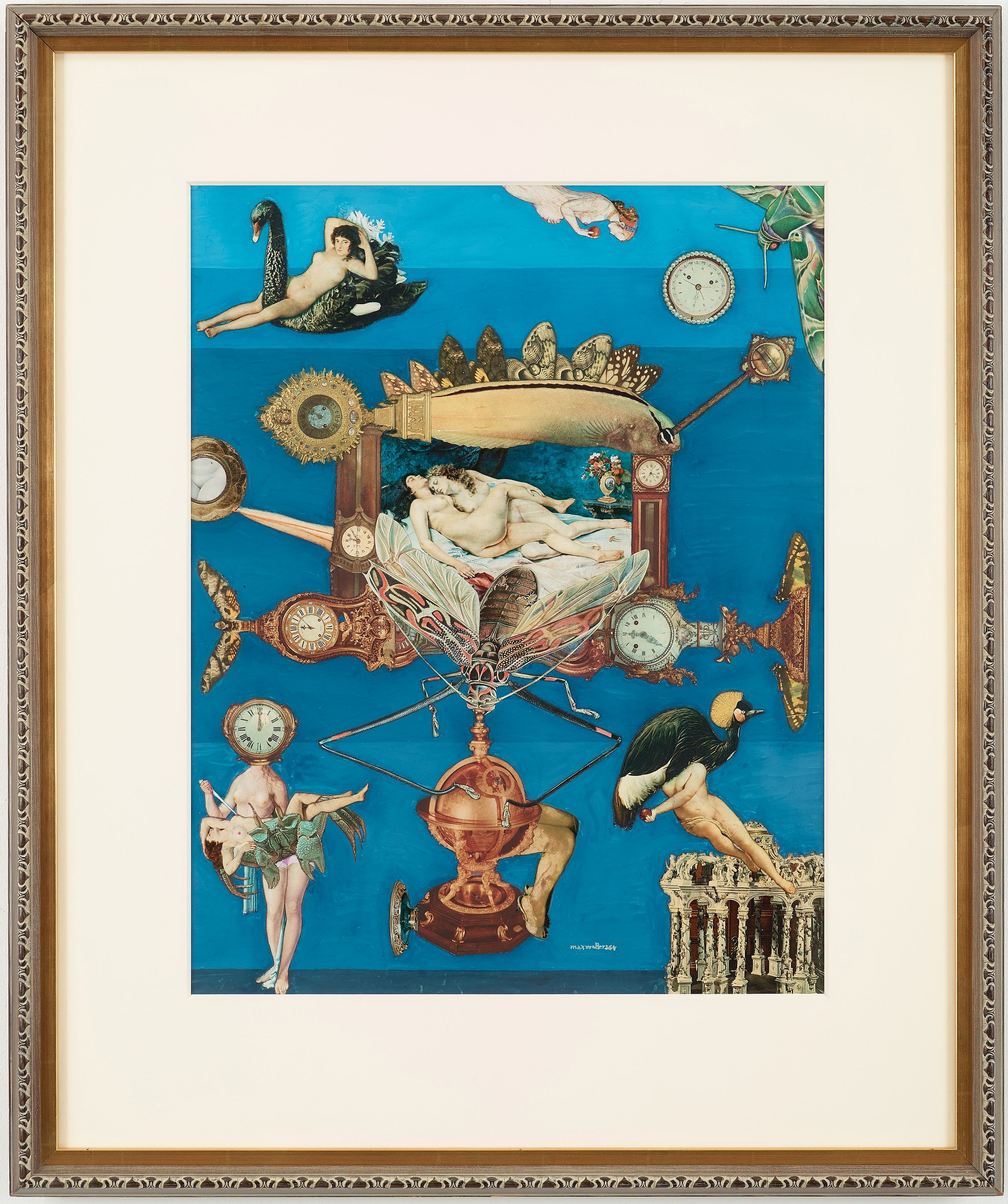 MAX WALTER SVANBERG, collage, signerad och daterad -64. - Bukowskis