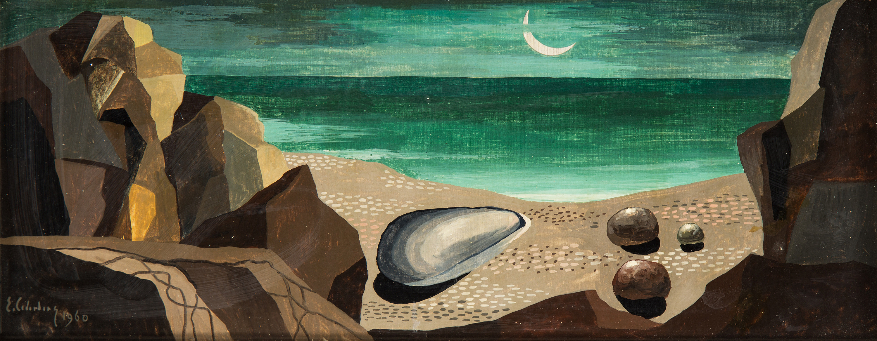 ERIC CEDERBERG, oil on panel, signed and dated 1960. - Bukowskis