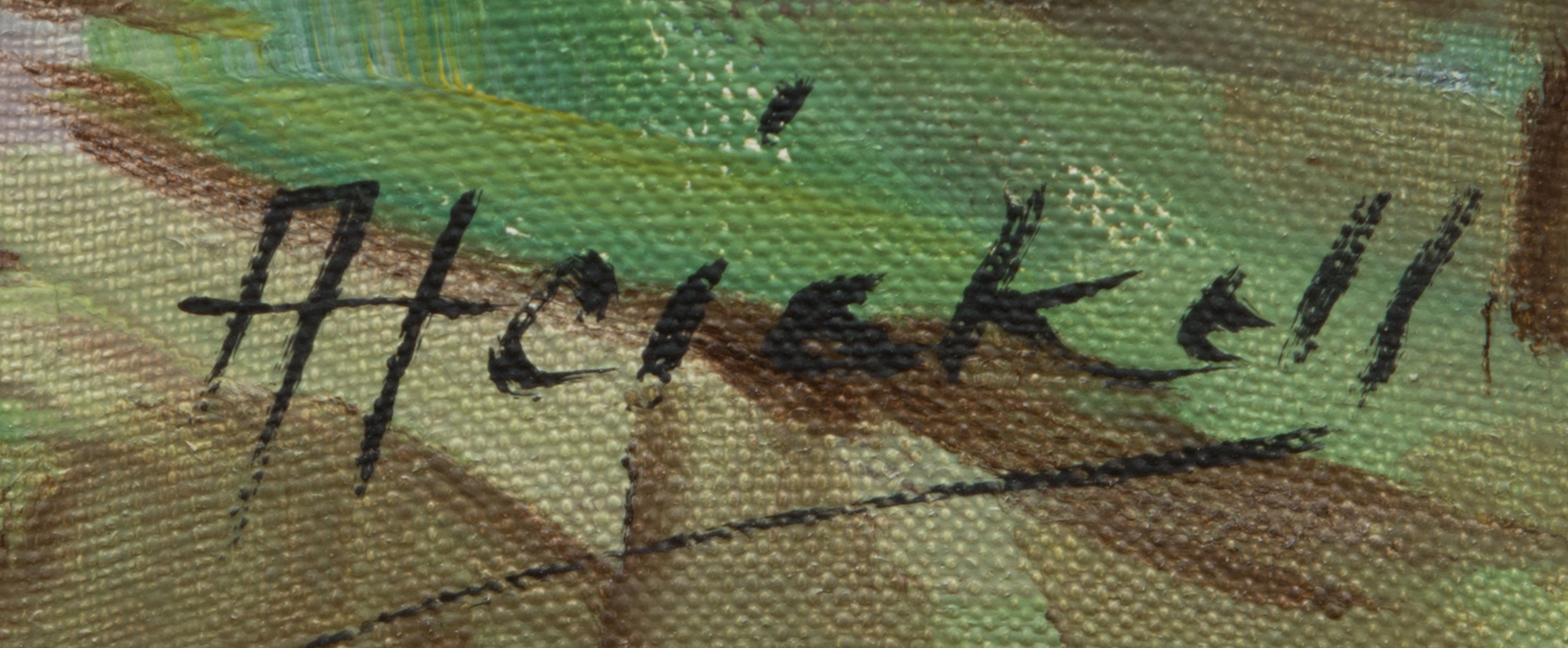 oil on canvas, signed. - Bukowskis