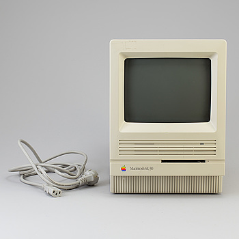 COMPUTER, Macintosh SE/30, Apple Computer INc. USA. 1980-tal. - Bukowskis