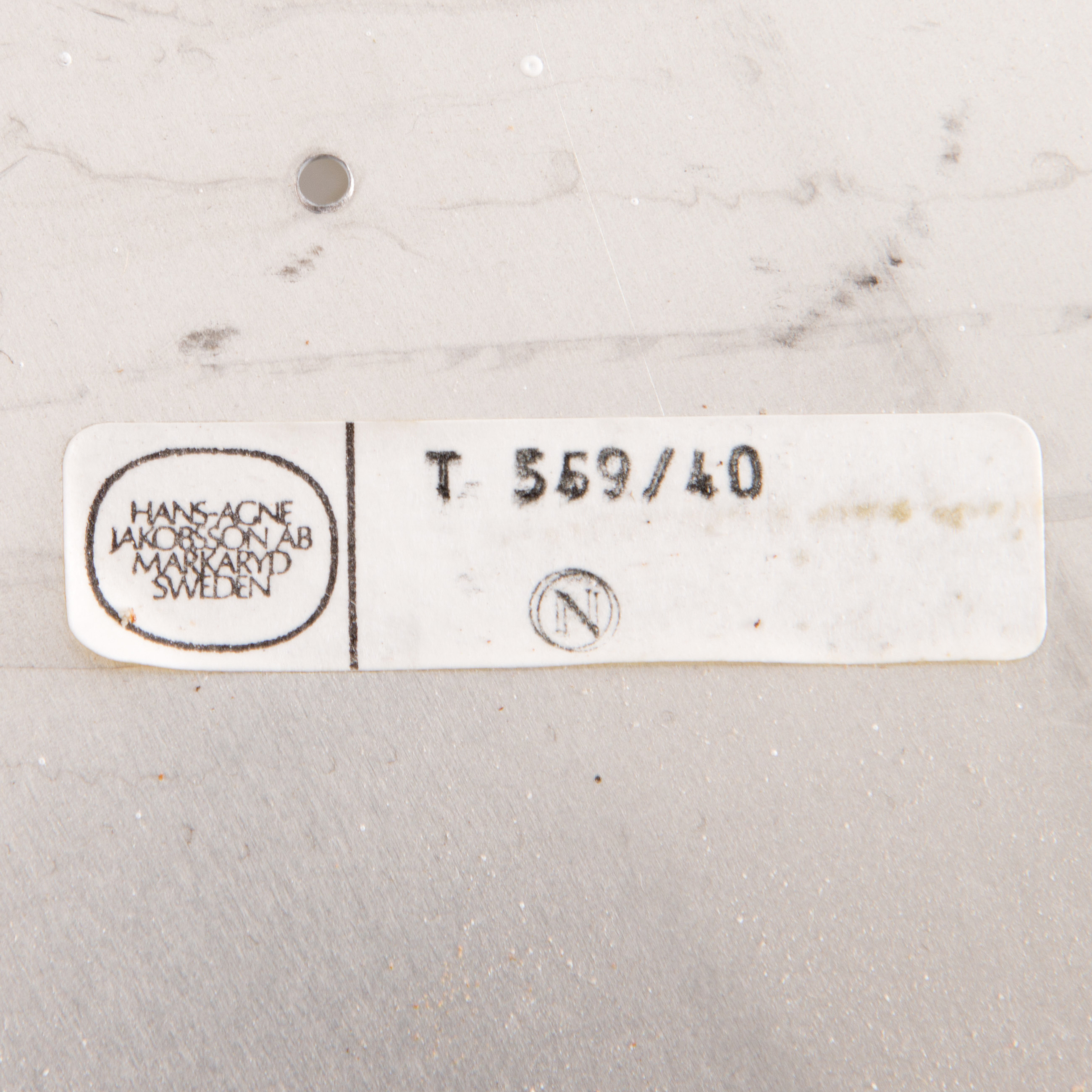 A late 20th century ceiling lamp model T559/40 for Markaryd. - Bukowskis