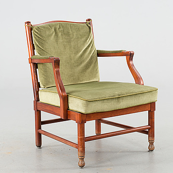 A Swedish late 20th century arm chair. - Bukowskis