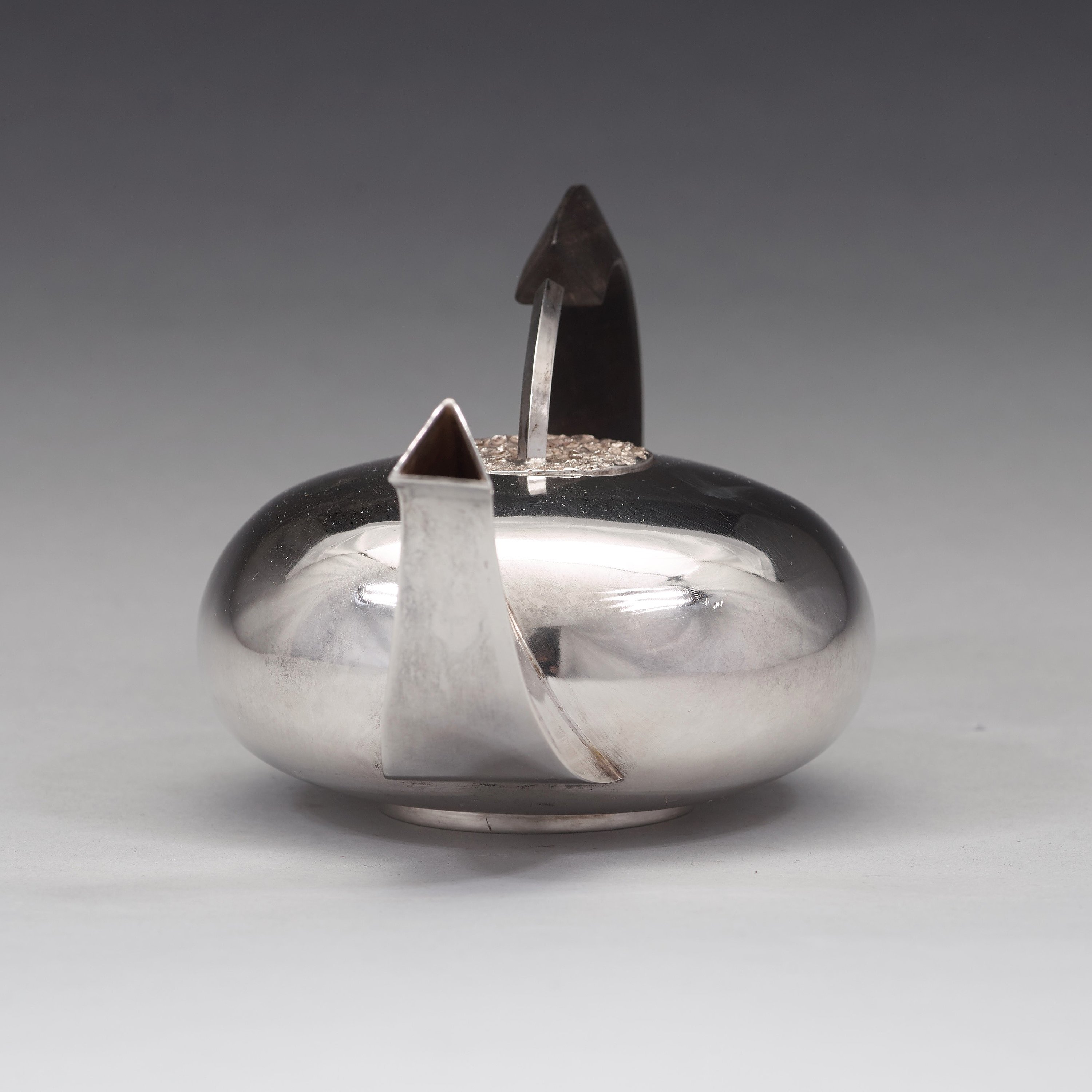 Karl-Heinz Sauer, A Karl-Heinz Sauer silver teapot, Västerås, Sweden ...