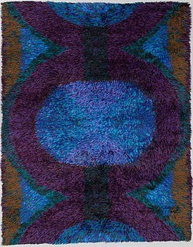 A Finnish rya rug for oy Finnrya ab. Circa 171x136 cm. - Bukowskis