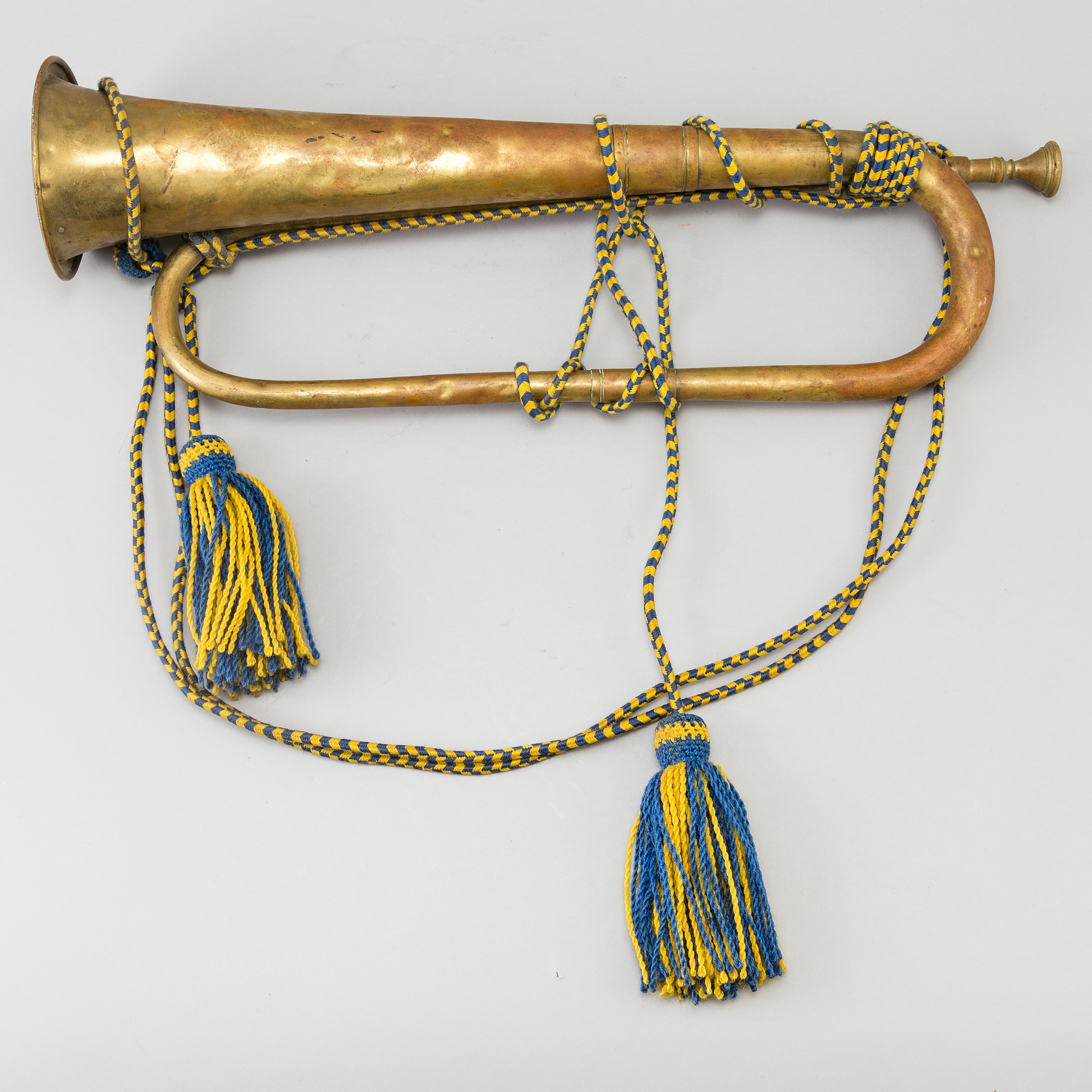 A Swedish military brass bugle by Birger Steiner in Stockholm, around ...