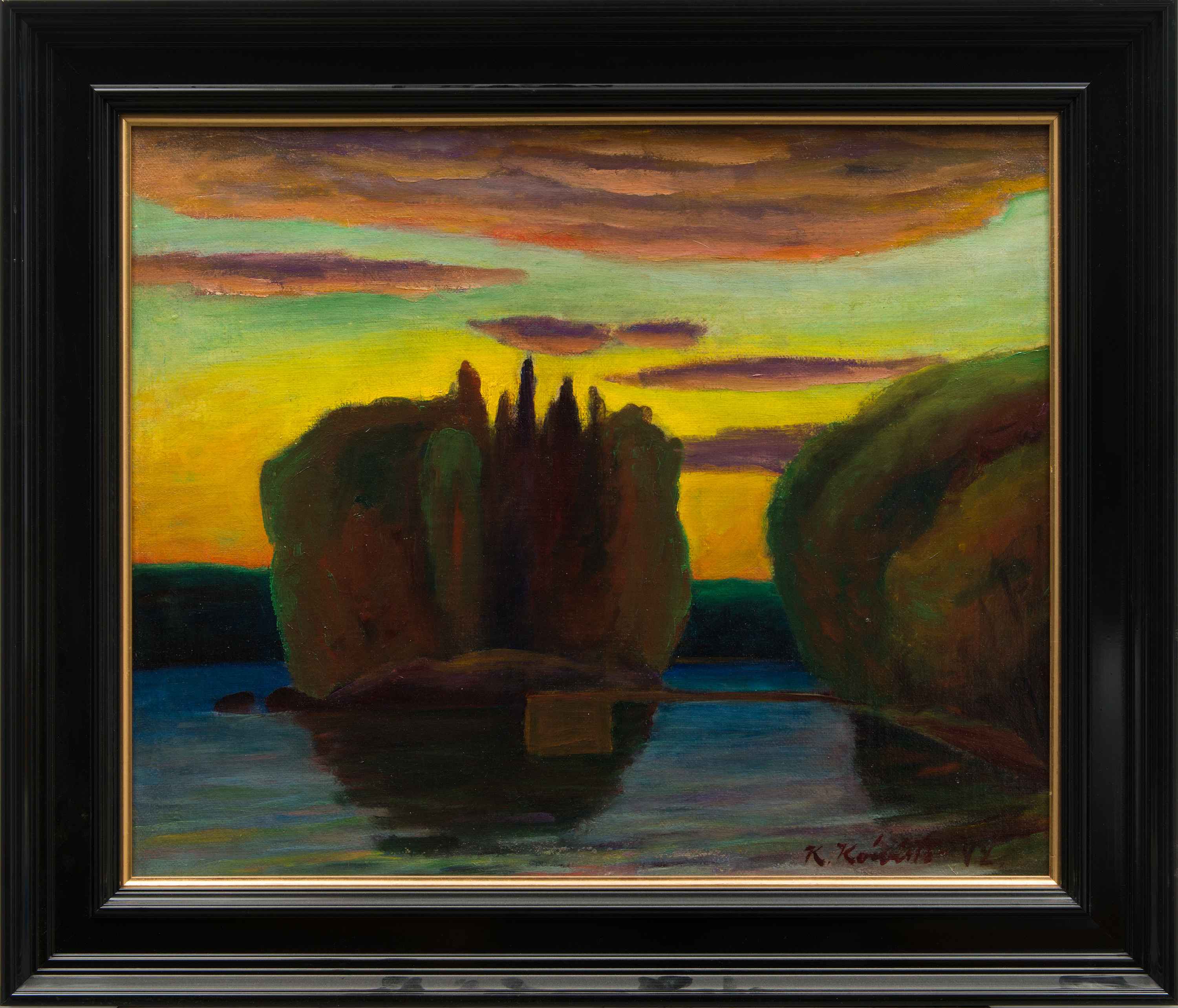 Oil on canvas, signed and dated -42. - Bukowskis