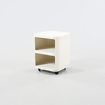 A plastic bedside table "Componibili", Anna Castelli-Ferrieri for ...