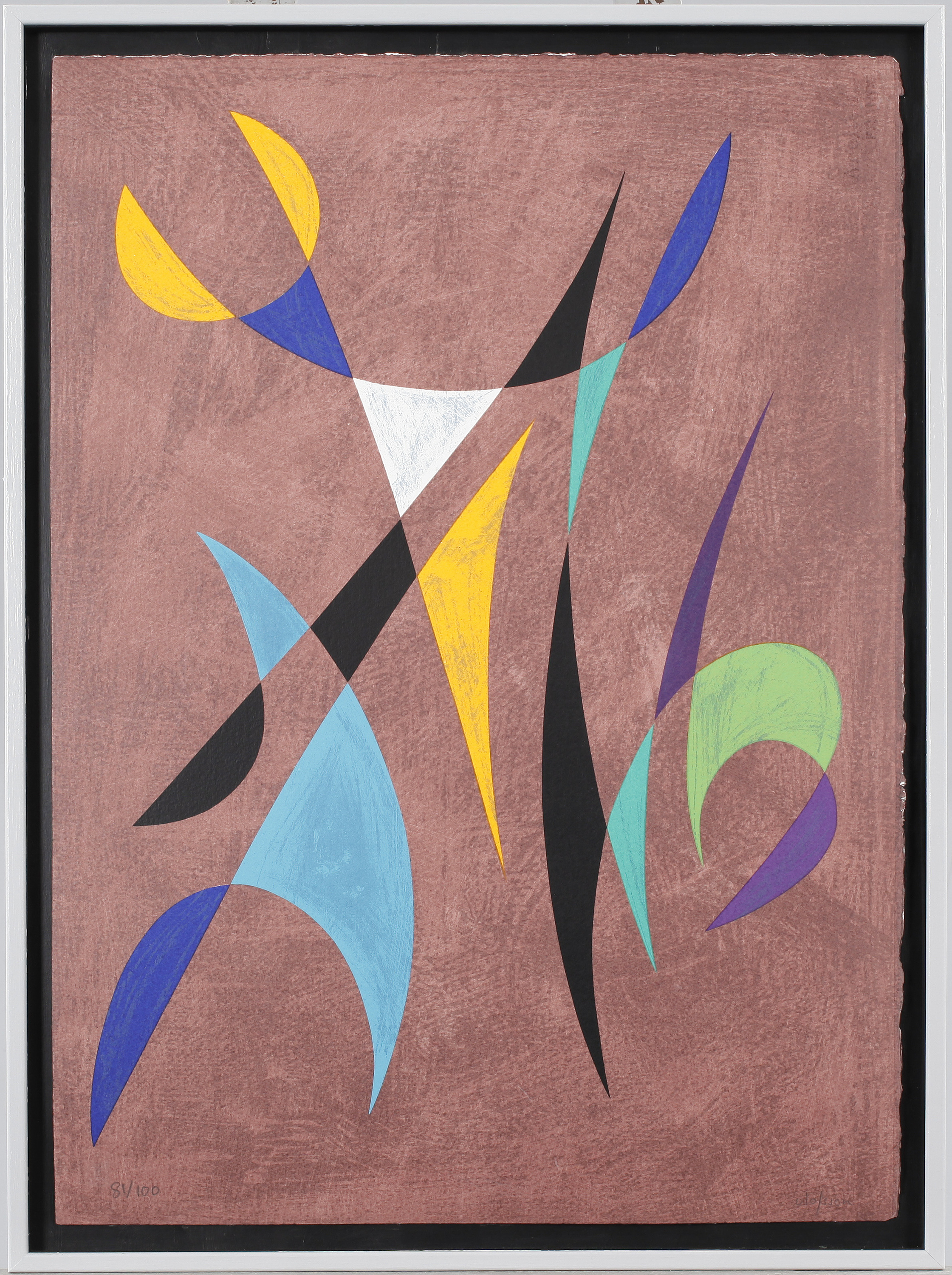 PIERRE OLOFSSON, litograph in colours, signed and numbered 81/100 ...