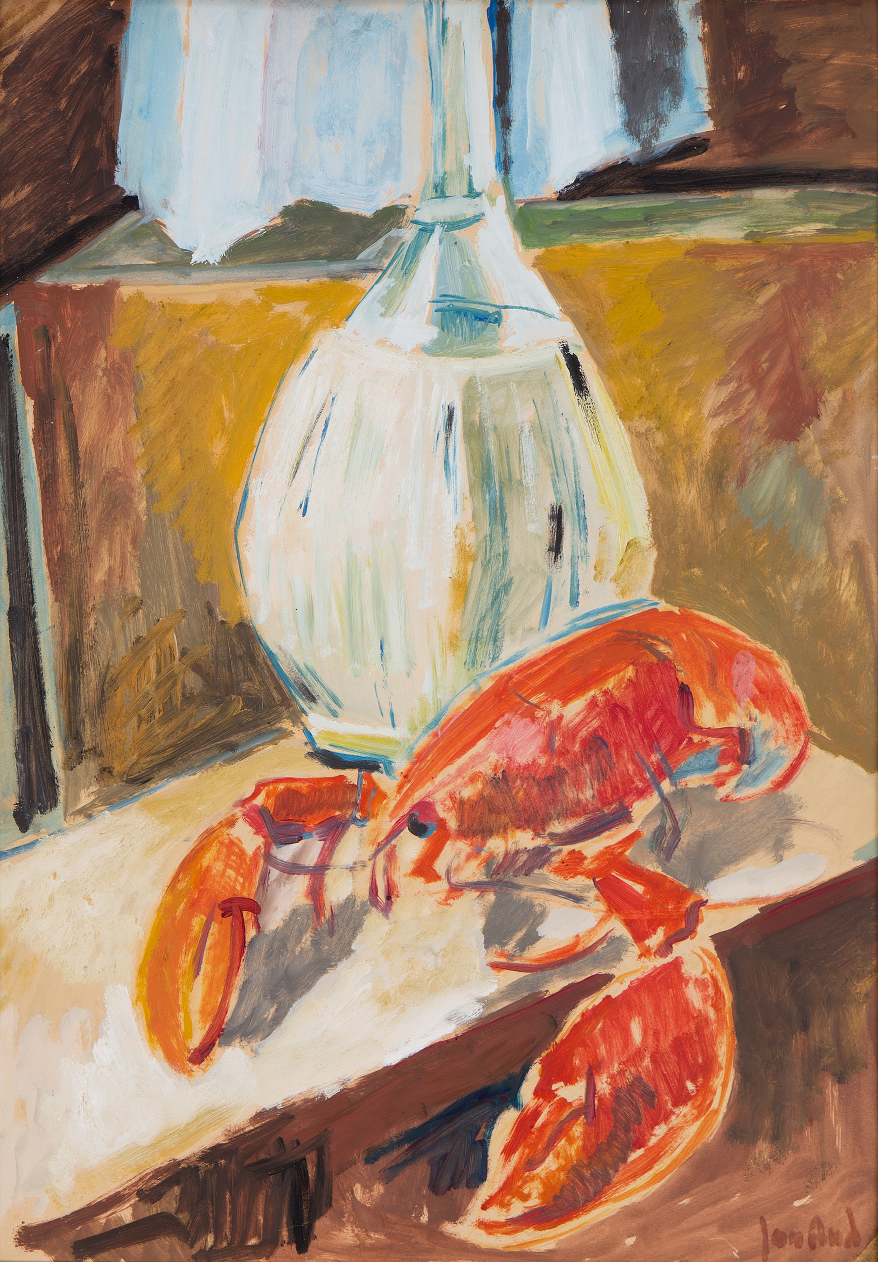 An oil painting by John Jon-And. - Bukowskis