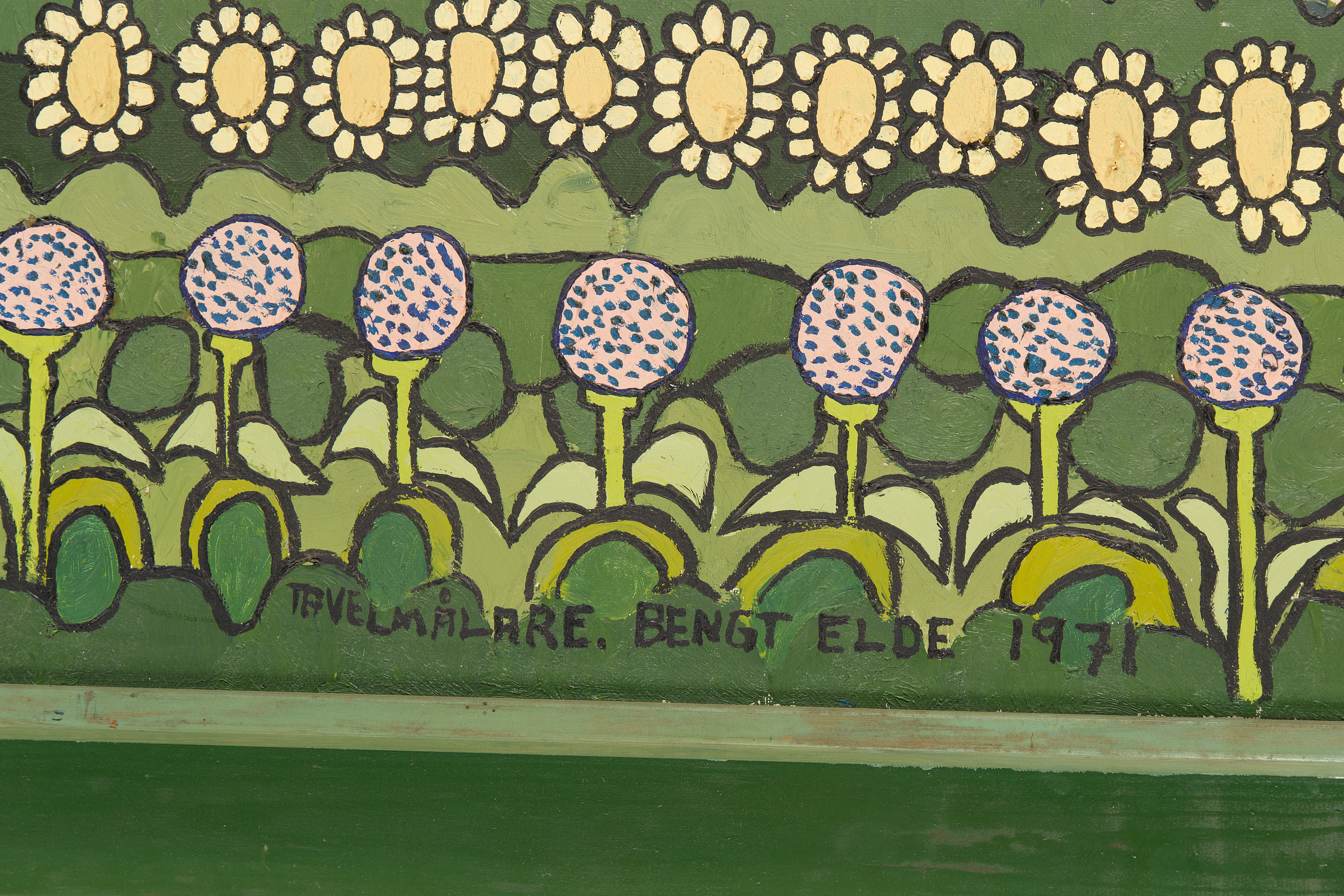 BENGT ELDE, oil on canvas, signed and dated 1971. - Bukowskis