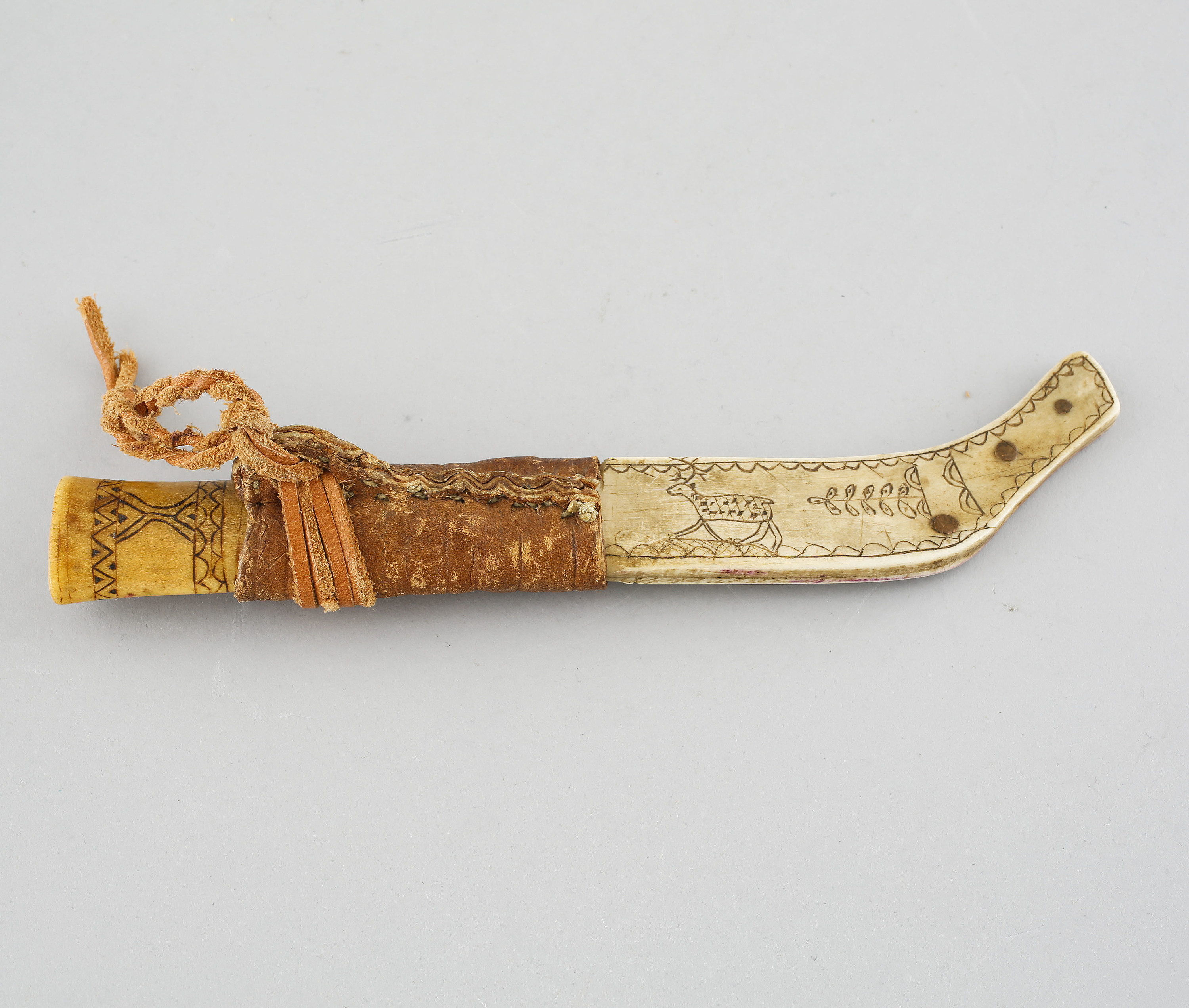 A Sami knive, dated 1913. - Bukowskis