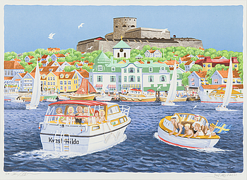 BERT HÅGE HÄVERÖ, lithograph, signed and numbered 35/450. - Bukowskis