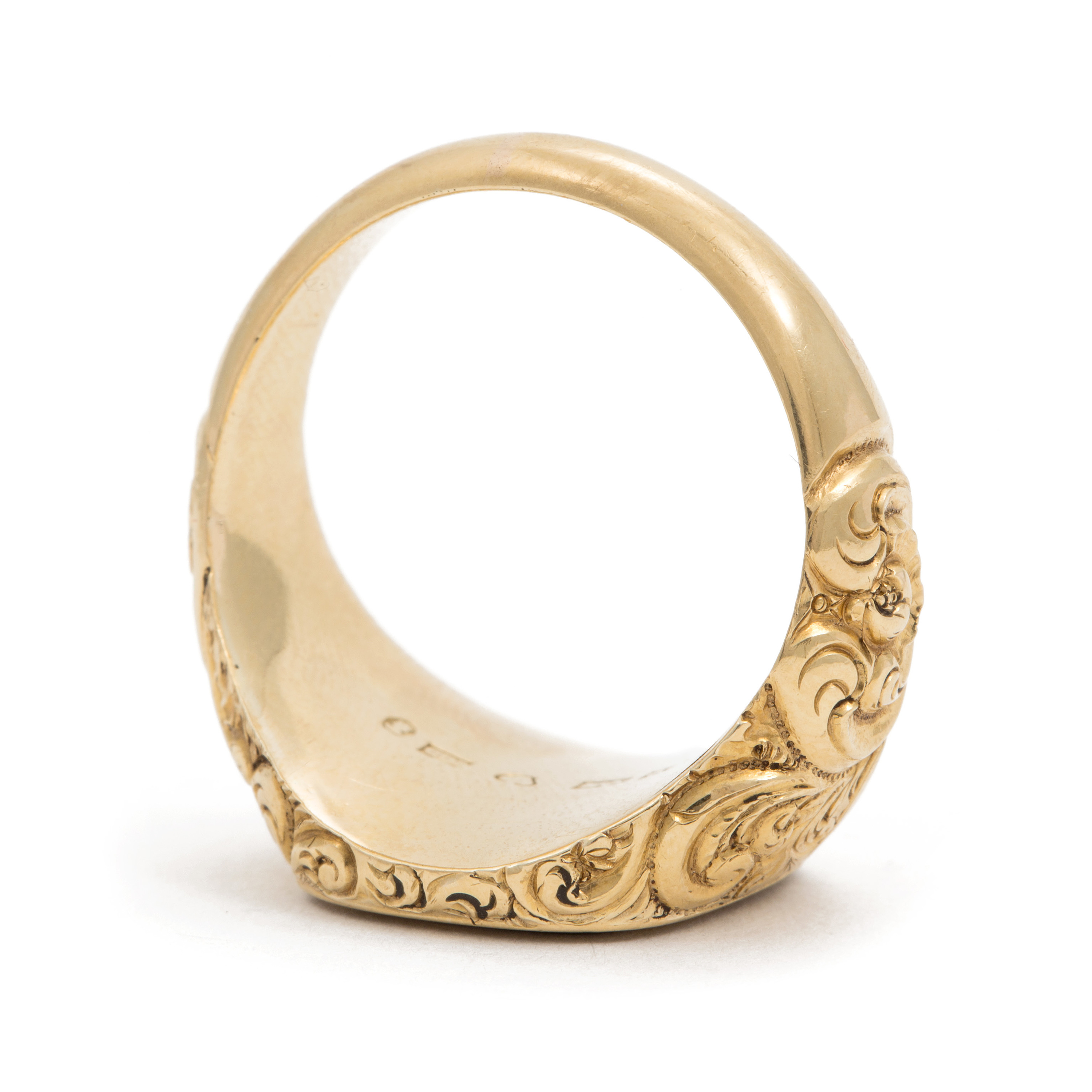 KLACKRING med heliotrop. - Bukowskis